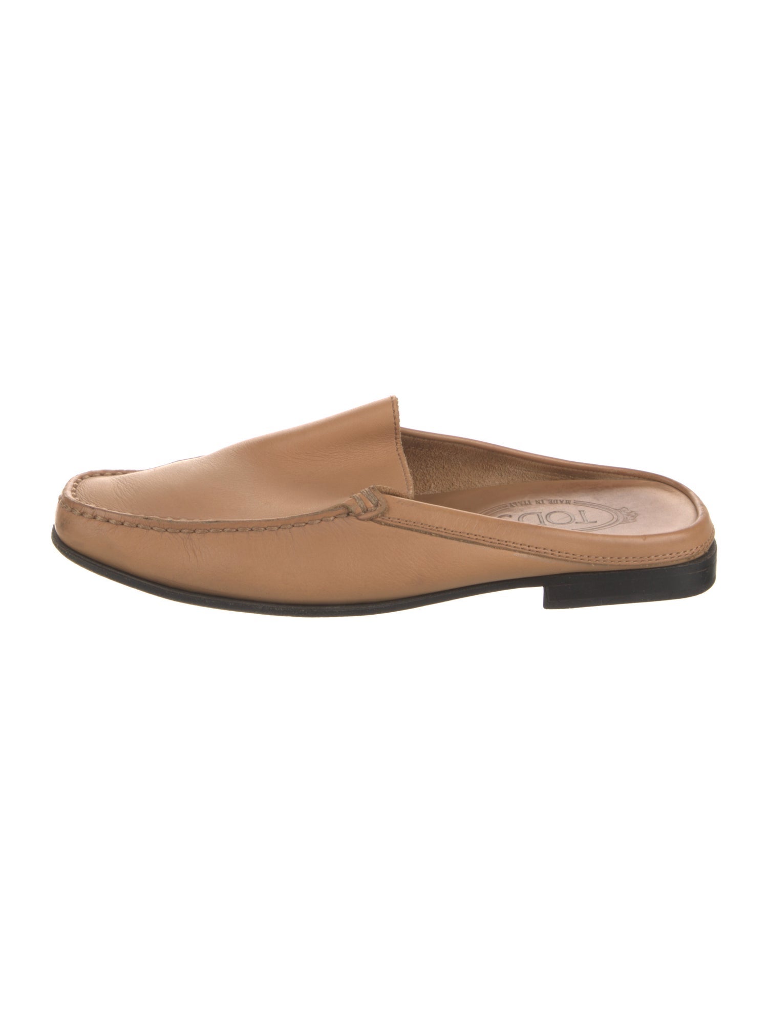 Tod's Leather Mules - Neutrals Flats, Shoes - TOD163352 | The RealReal