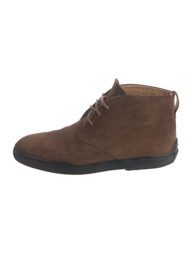 Visvim Suede Lace-Up Boots - Brown Boots, Shoes - VSM24041 | The RealReal
