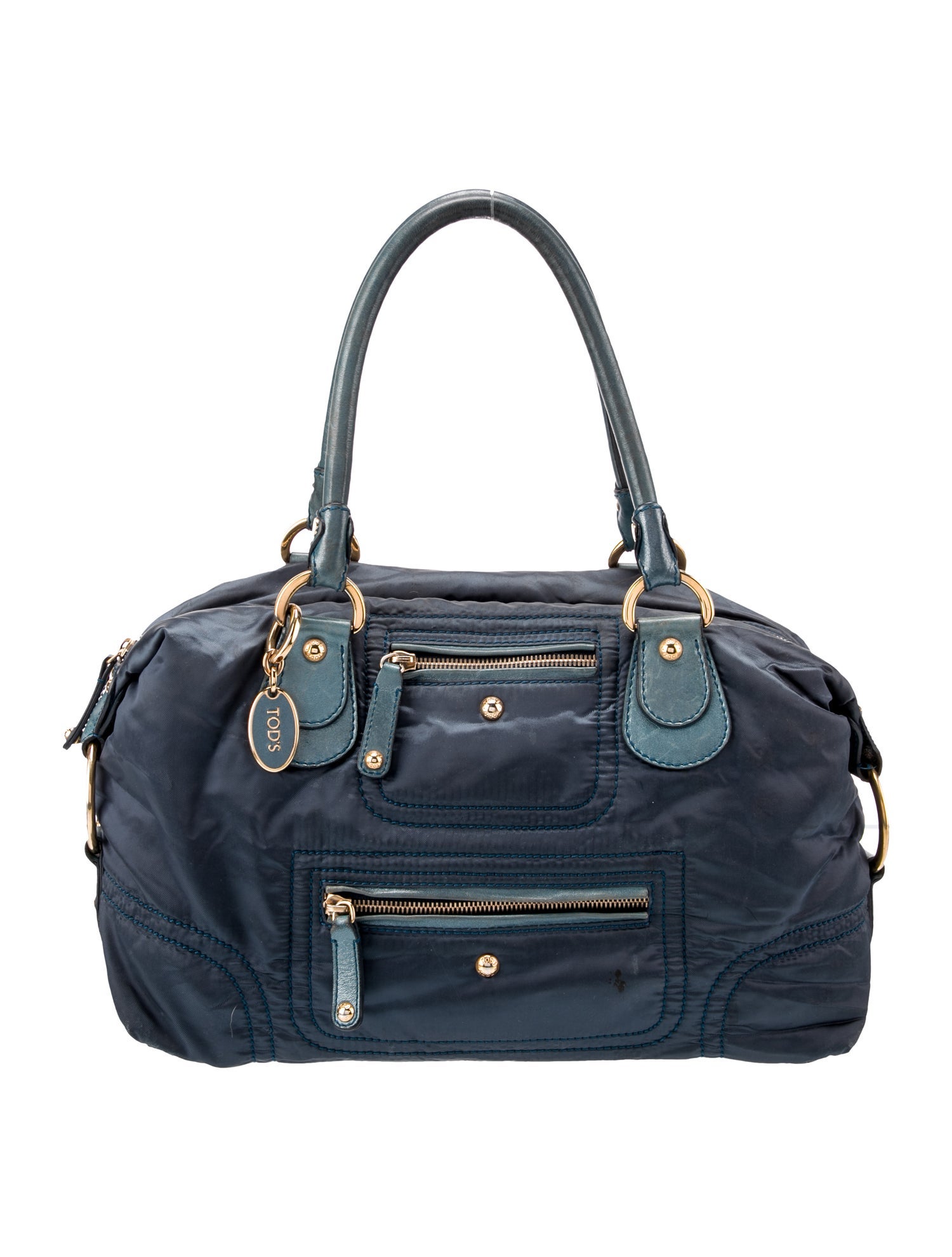 Tod's Nylon Shoulder Bag - Blue Shoulder Bags, Handbags - TOD171990 ...