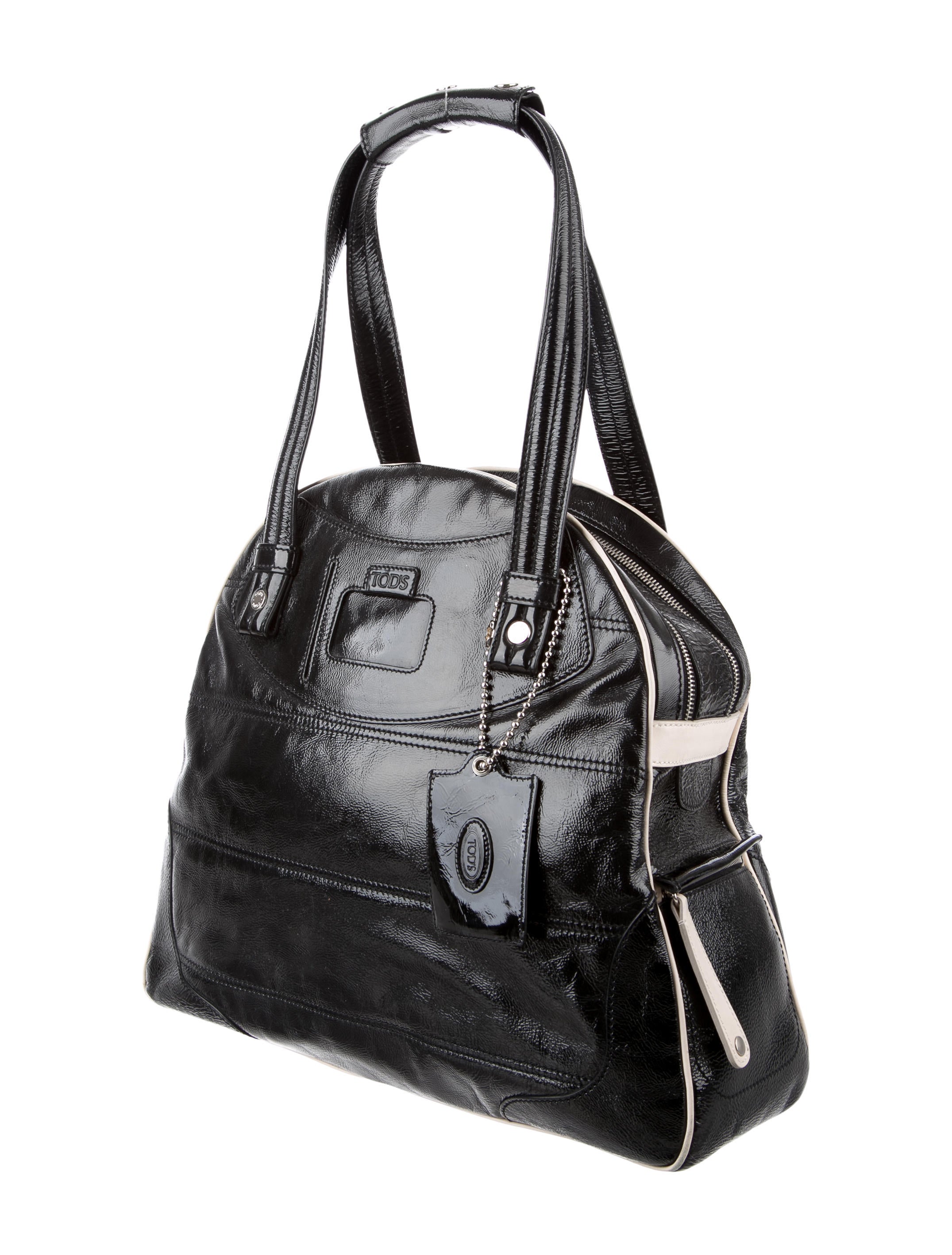 Tod's Patent Leather Dome Bag - Handbags - TOD41308 | The RealReal