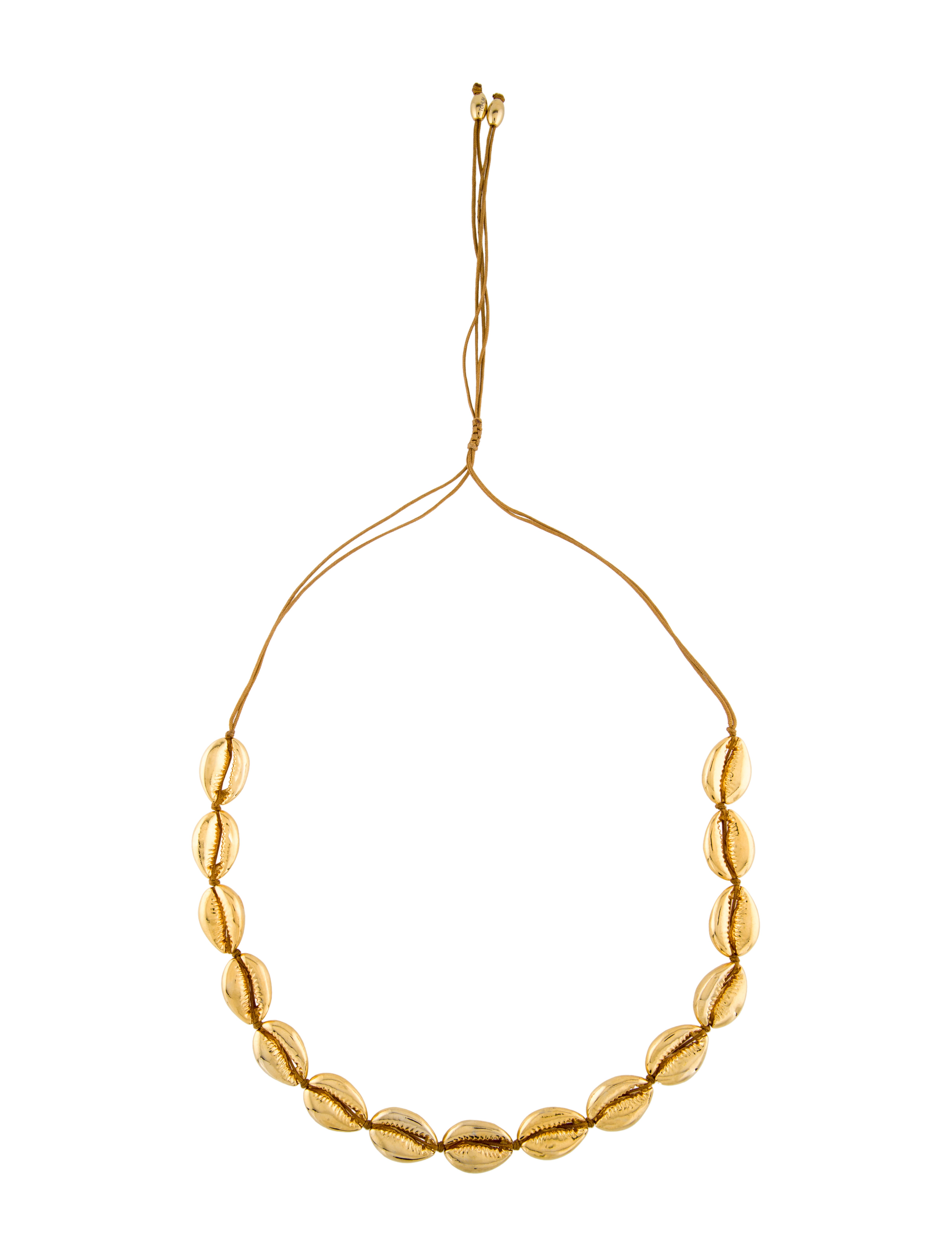 Tohum Design Concha Large Puka Shell Adjustable Collar Necklace ...