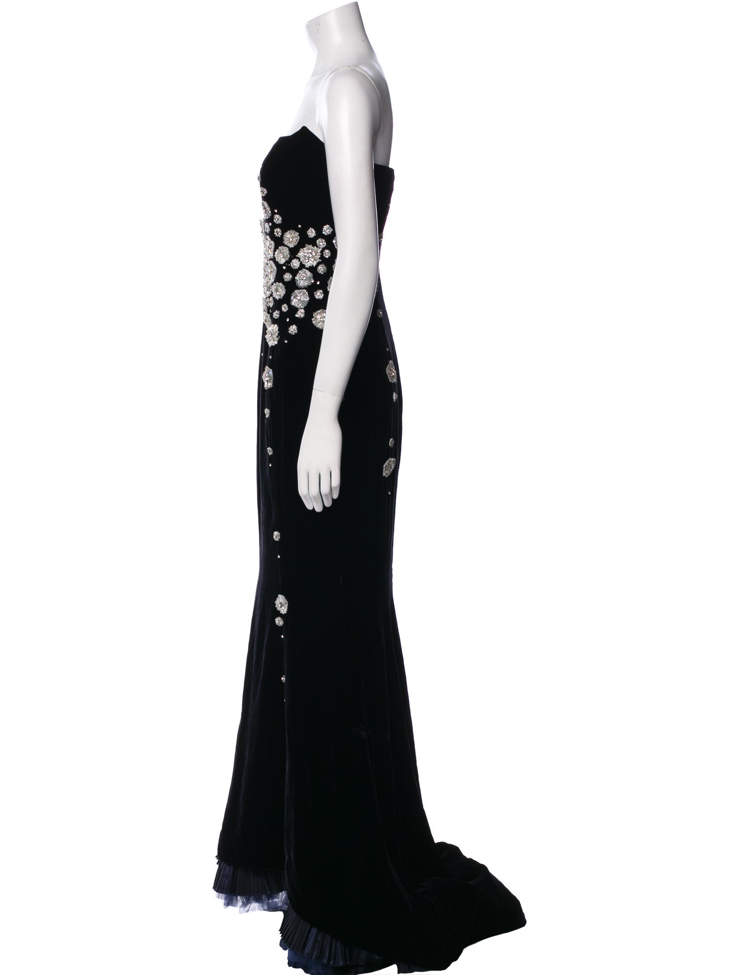 Zang Toi Silk Long Dress - Black Dresses, Clothing - TOI20695 | The ...