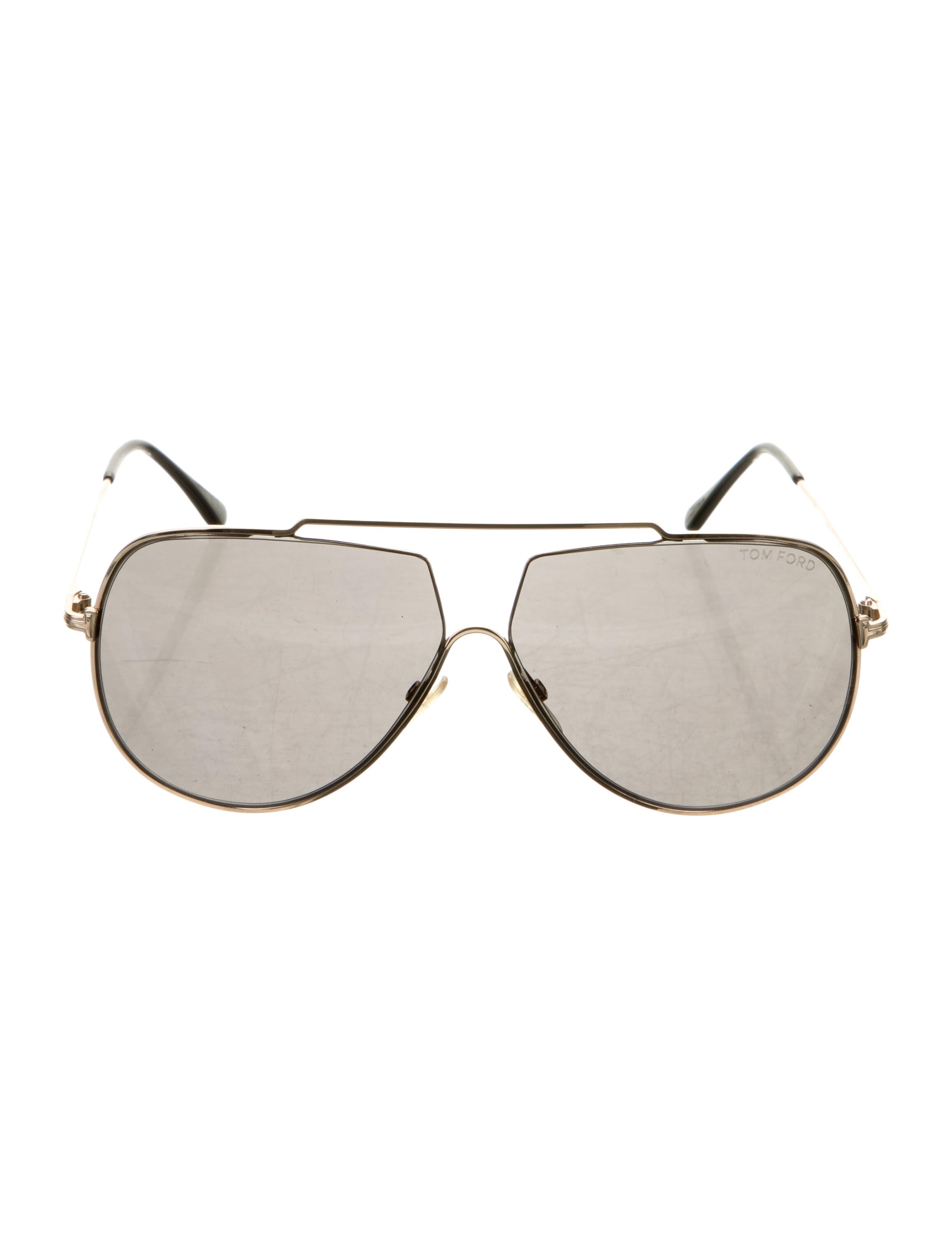 Tom Ford Aviator Tinted Sunglasses - Black Sunglasses, Accessories ...