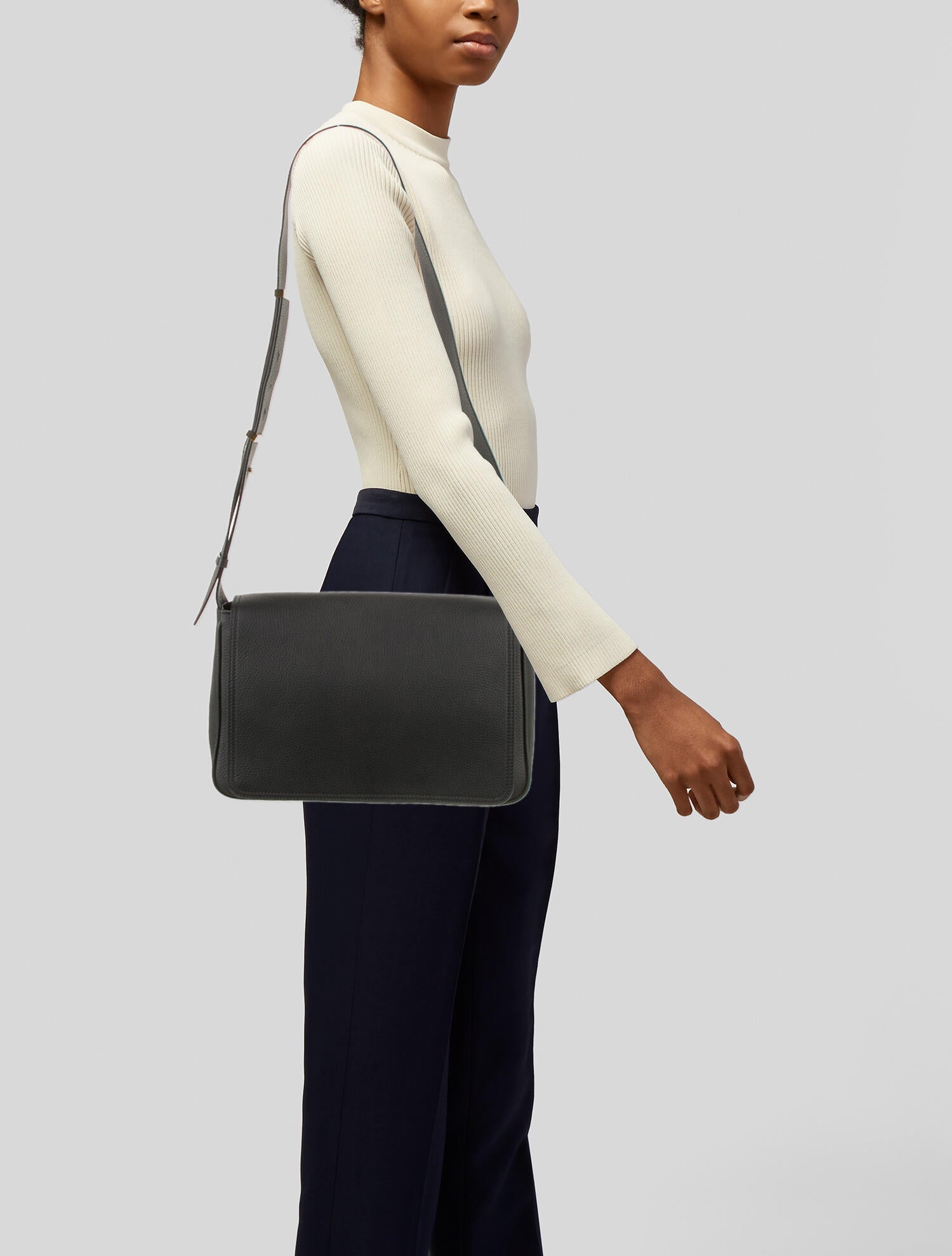 Tom Ford Leather Crossbody Bag - Black Crossbody Bags, Handbags ...