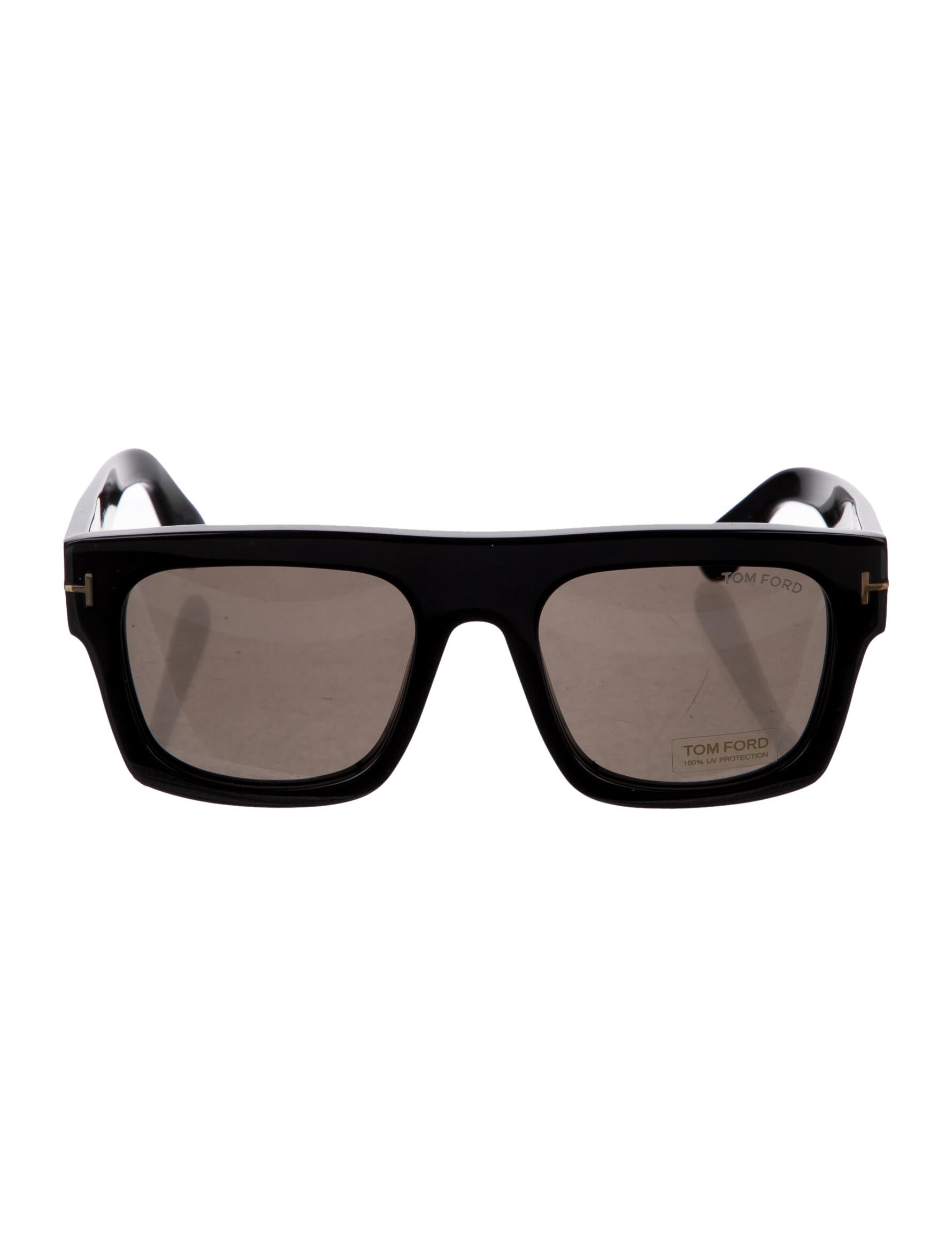 Tom Ford Square Tinted Sunglasses - Black Sunglasses, Accessories ...