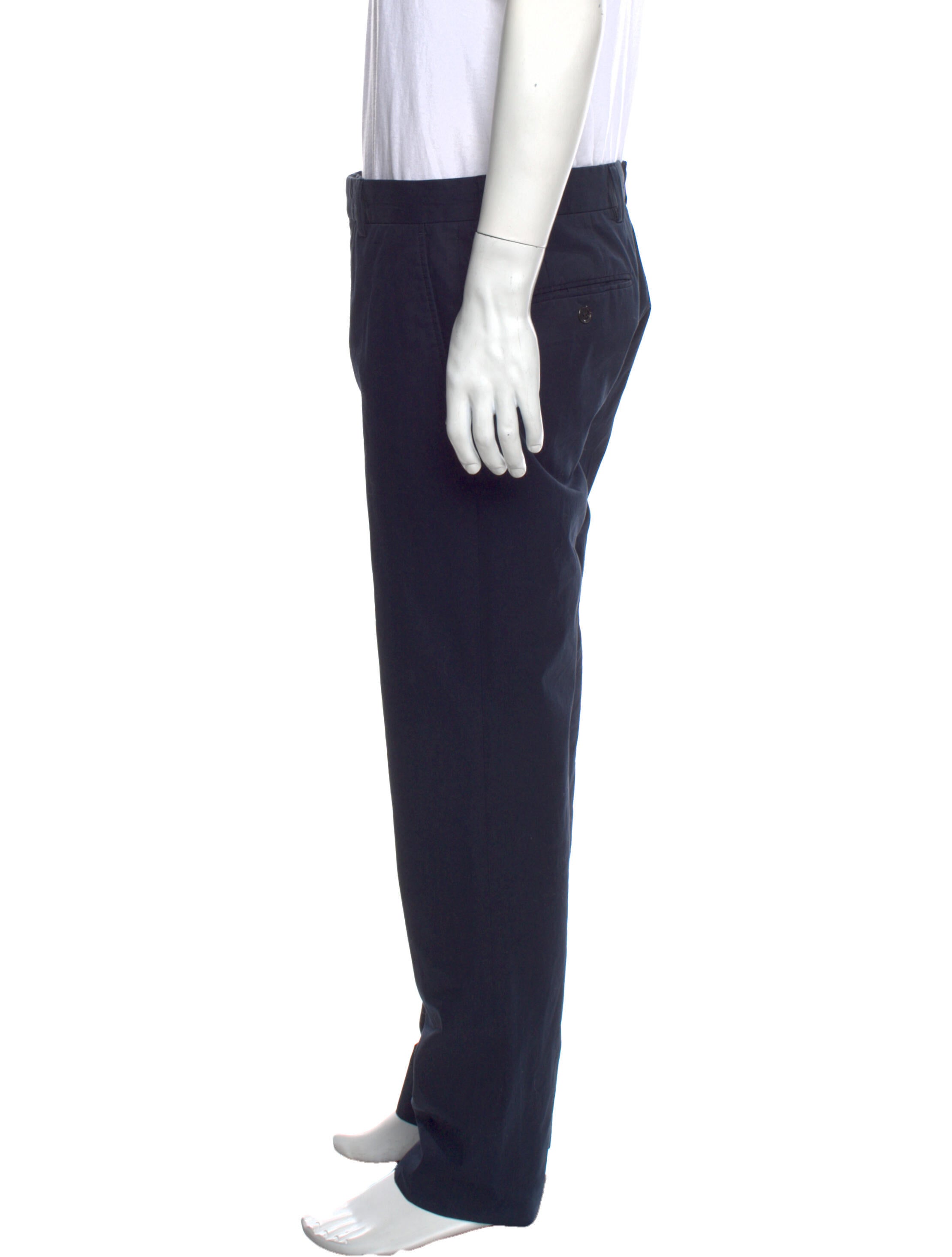 Tom Ford Flat Front Denim Pants - Blue, 10" Rise Pants, Clothing ...