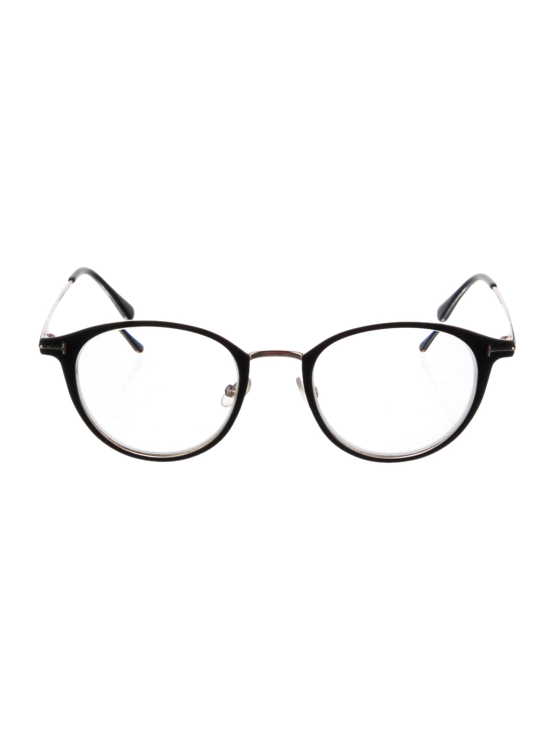Tom Ford Round Eyeglasses - Black Eyeglasses, Accessories - TOM131896 ...