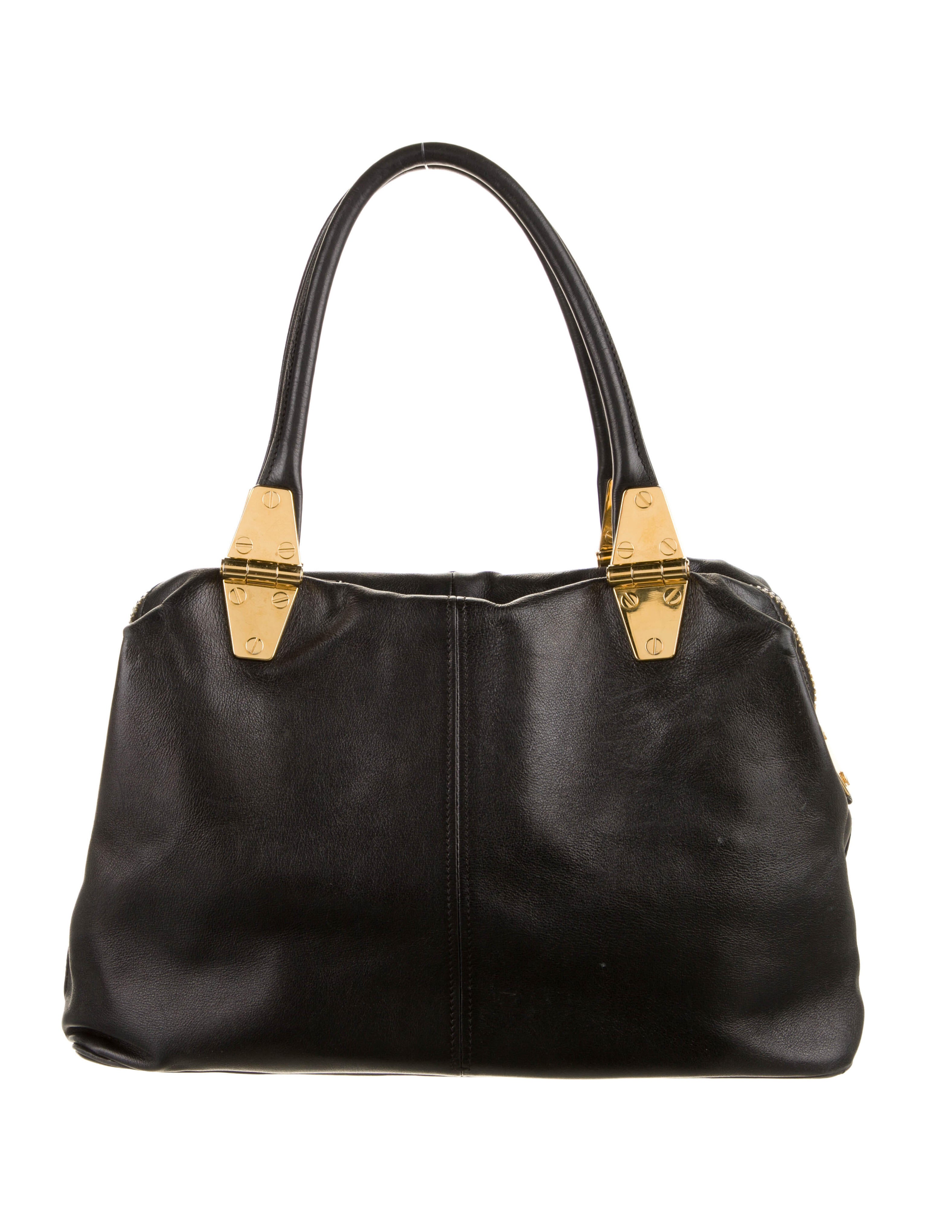 Tom Ford Leather Shoulder Bag - Black Shoulder Bags, Handbags ...