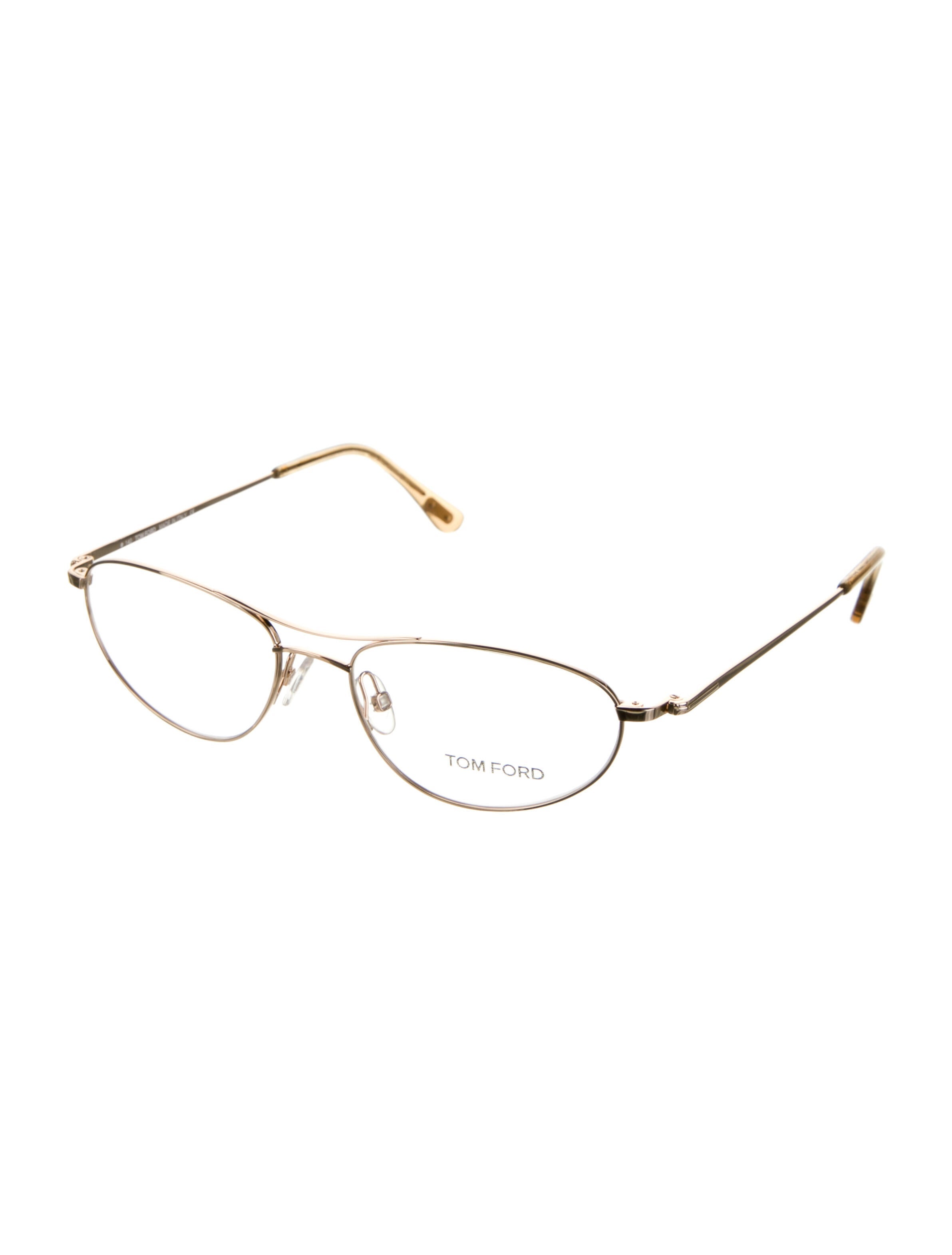 Tom Ford Wayfarer Eyeglasses w/ Tags - Gold Eyeglasses, Accessories ...