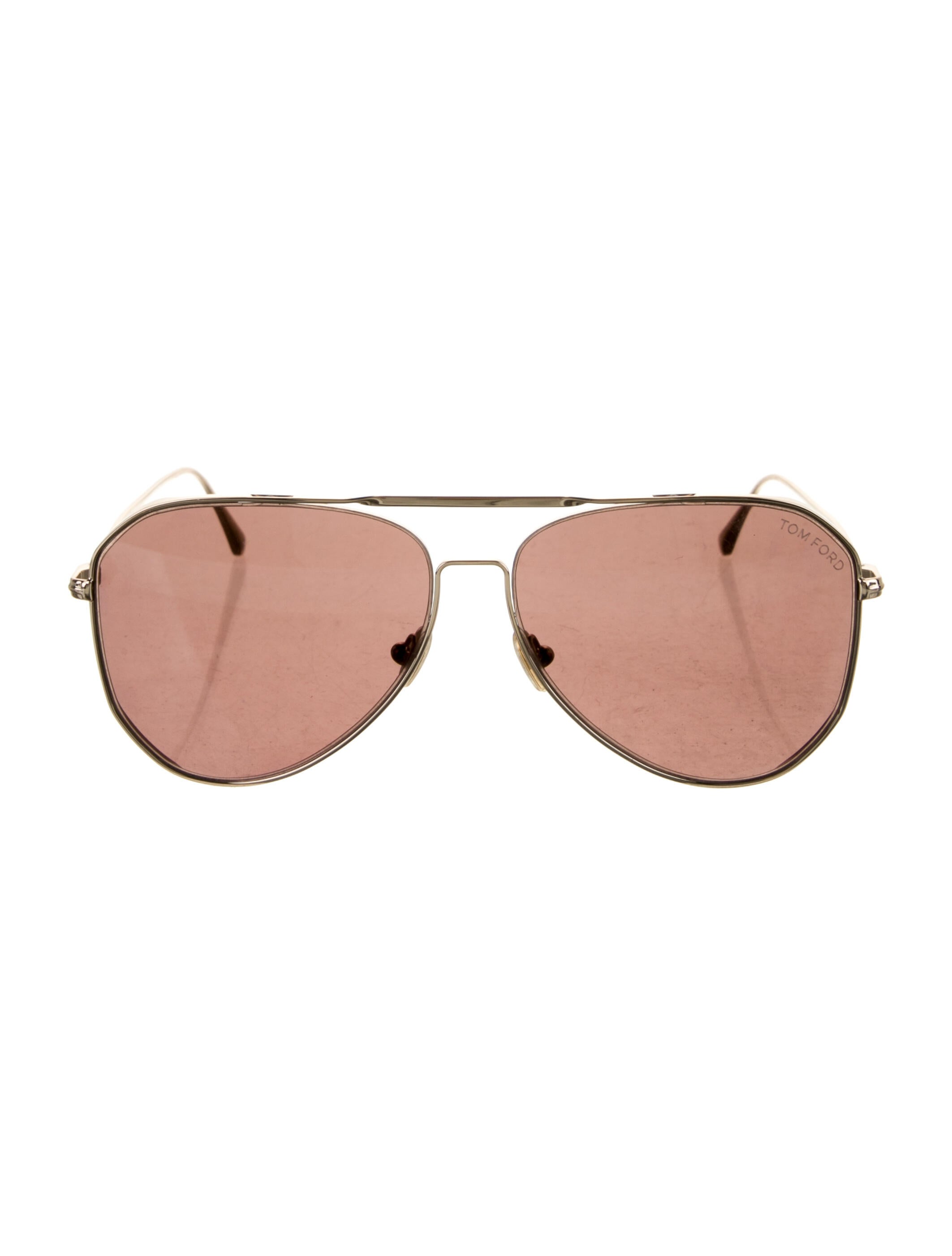Tom Ford Aviator Mirrored Sunglasses Gold Sunglasses Accessories Tom134599 The Realreal