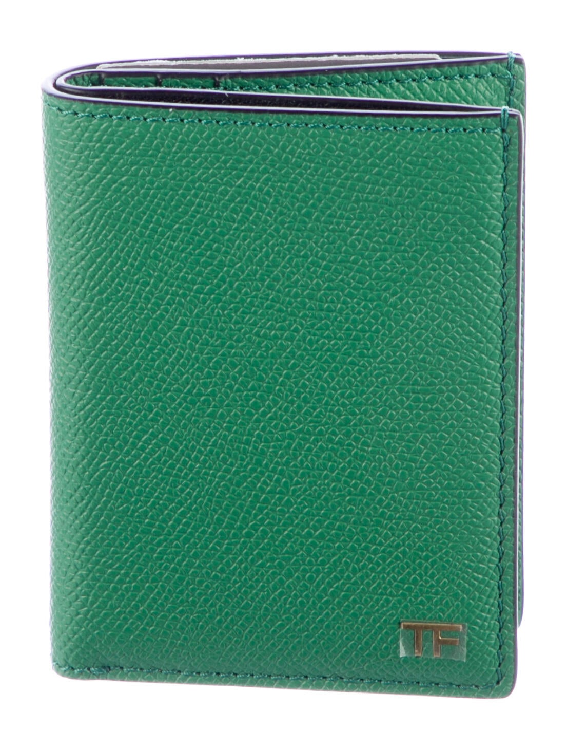 Tom Ford Leather Bifold Wallet - Green Wallets, Accessories - TOM135899 ...