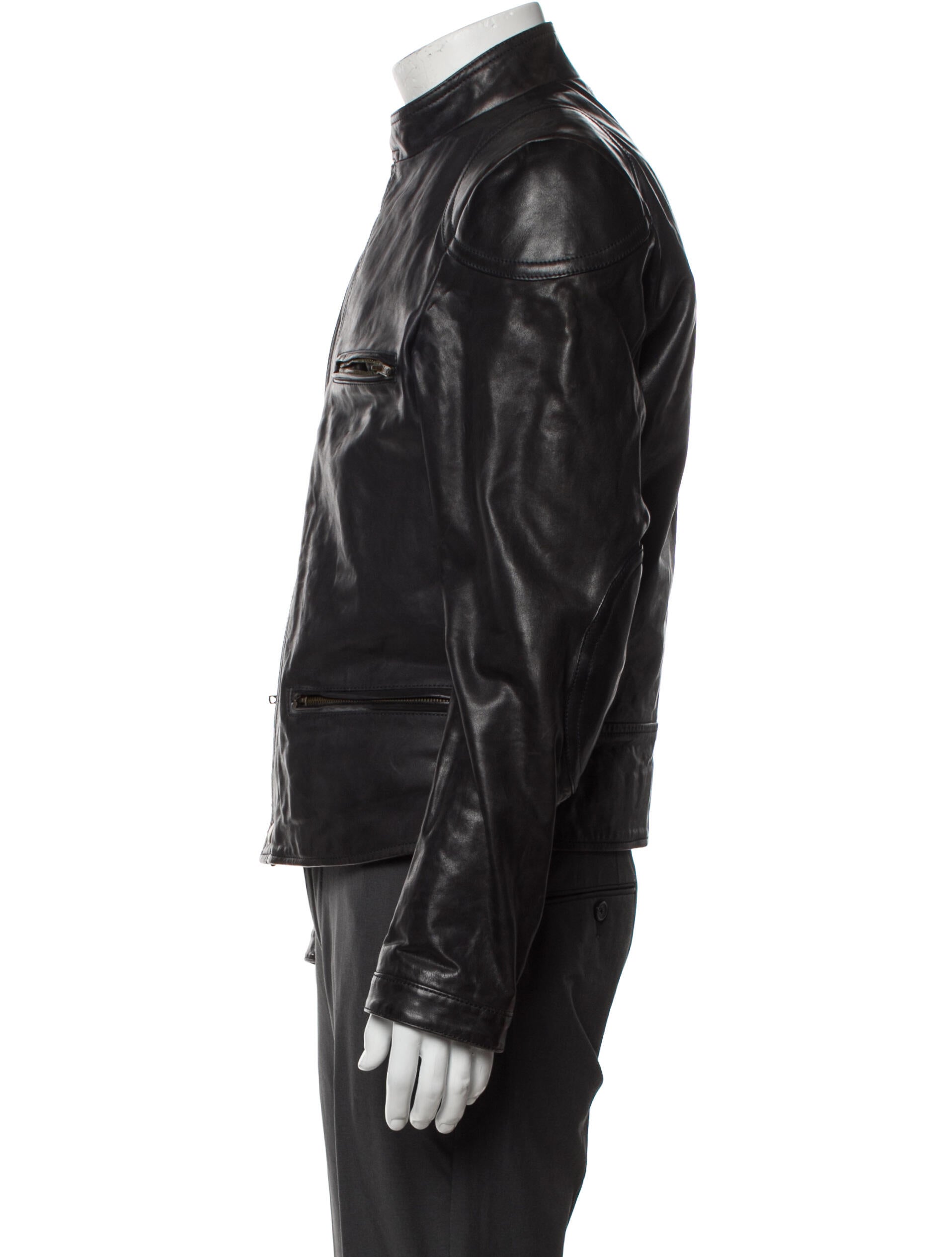 Tom Ford Moto Jacket - Black Outerwear, Clothing - TOM139930 | The RealReal