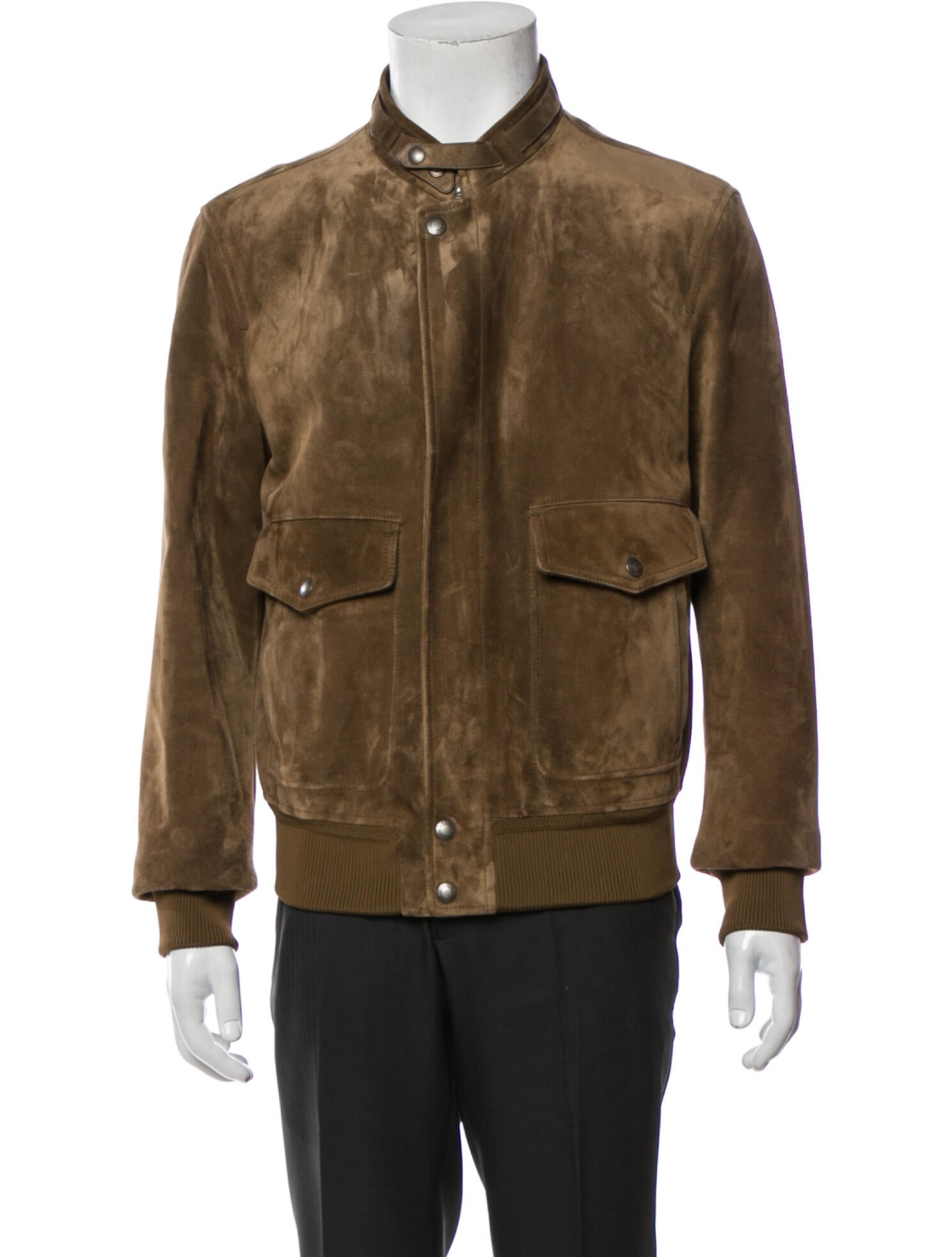 Tom Ford Calf Leather Utility Jacket - Brown Outerwear, Clothing ...