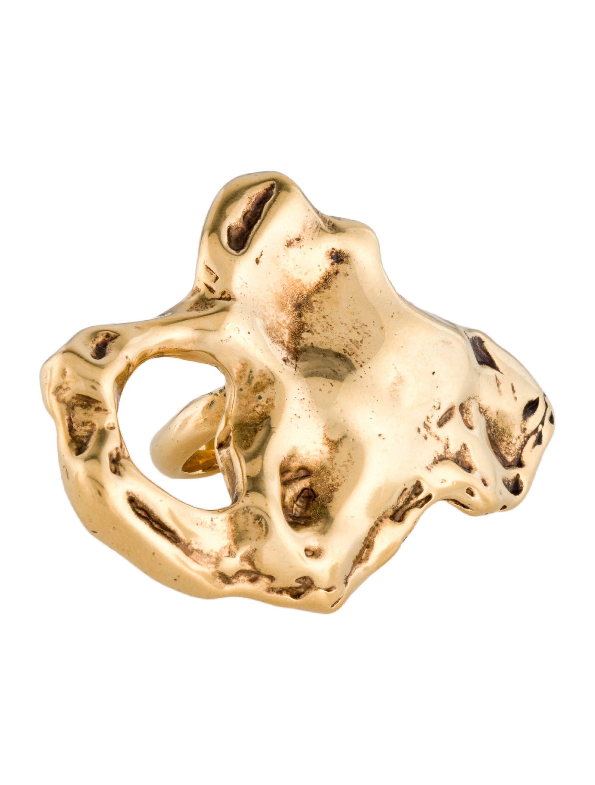 Tom Ford Melted Cocktail Ring - Gold-Tone Metal Cocktail Ring, Rings ...