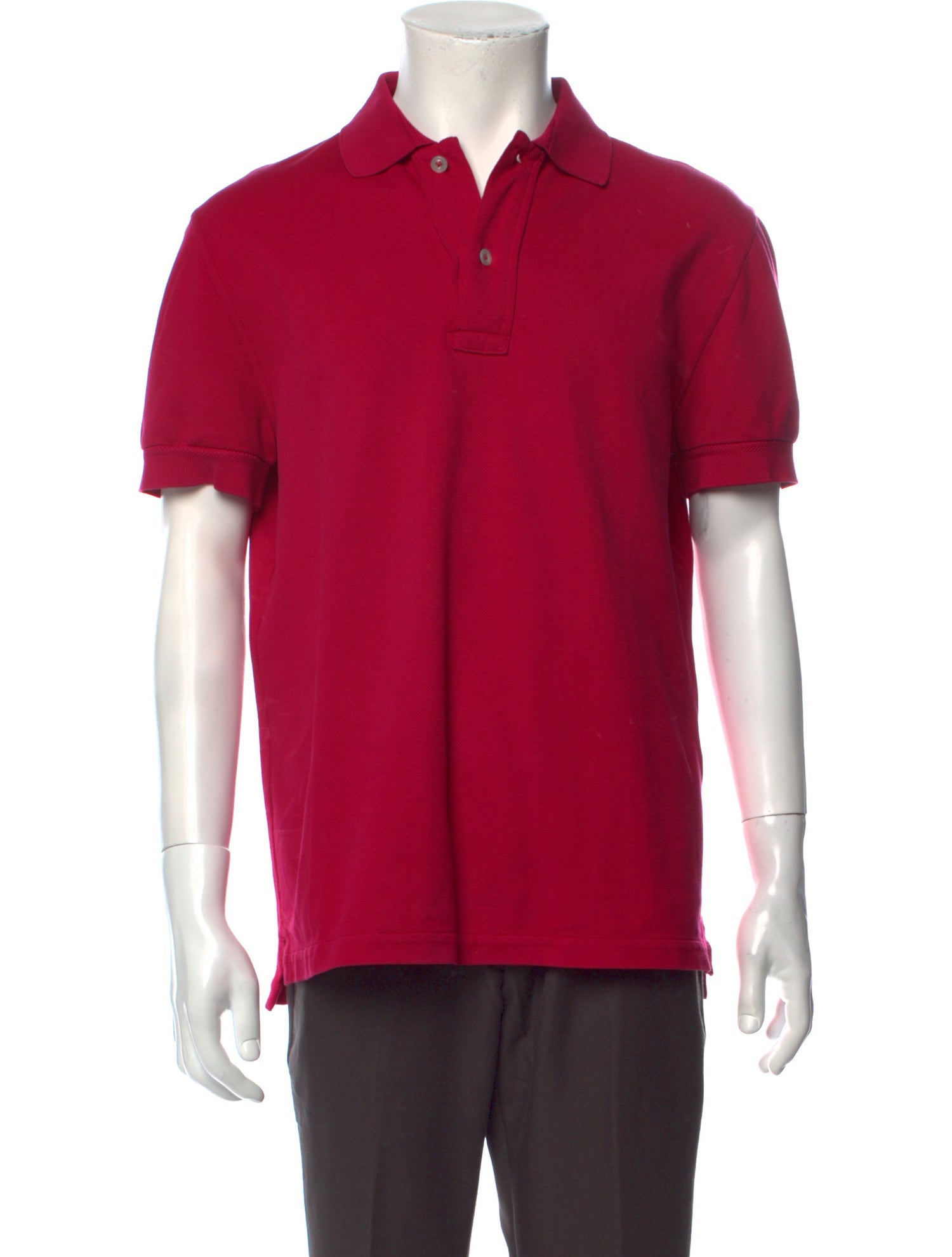 Tom Ford Collar Short Sleeve Polo Shirt - Pink Polos, Clothing ...