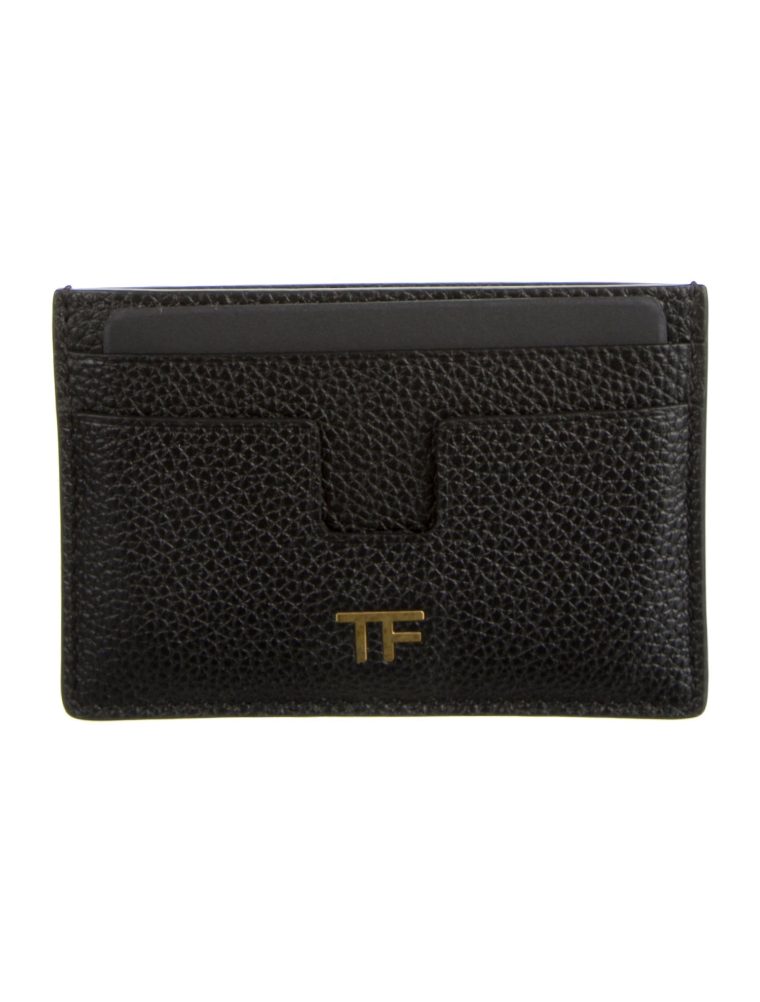 Tom Ford Leather Card Holder w/ Tags - Black Wallets, Accessories ...
