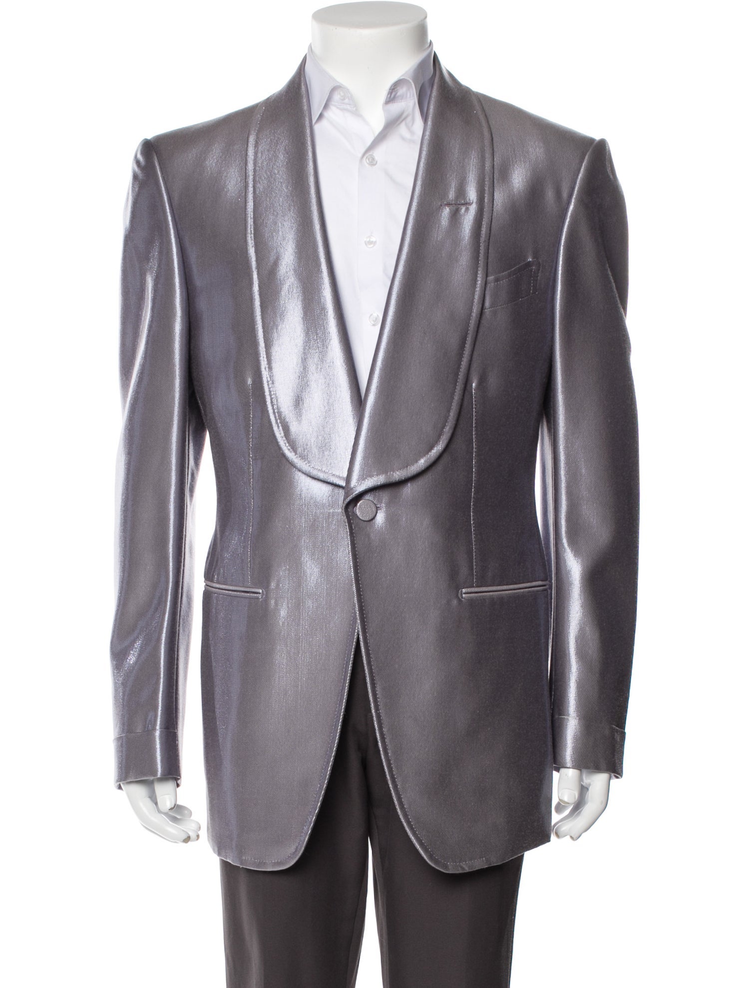 Tom Ford Blazer - Purple Suiting, Clothing - TOM156244 | The RealReal