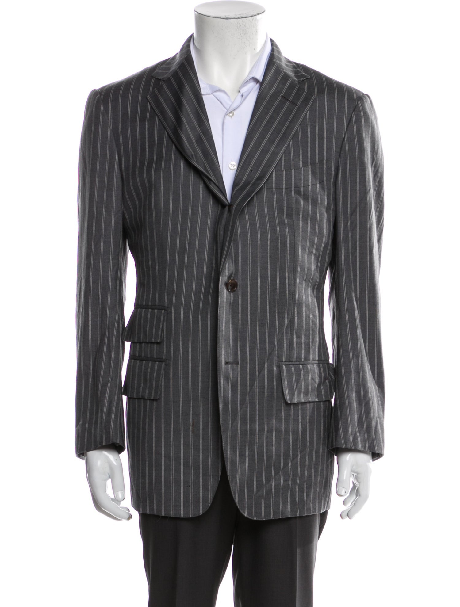 Tom Ford Blazer - Grey Suiting, Clothing - TOM160534 | The RealReal