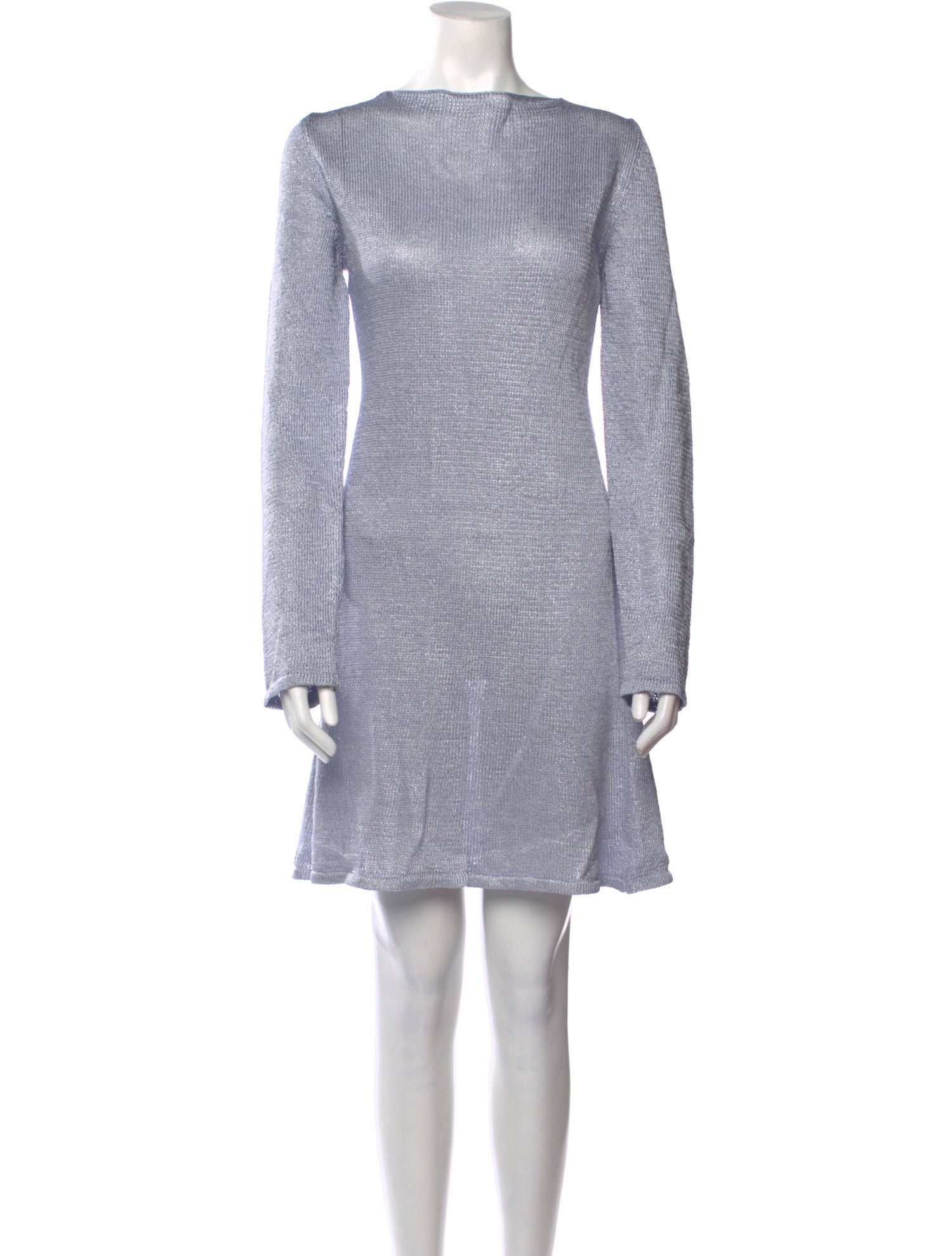 Tom Ford Bateau Neckline Mini Dress - Blue Dresses, Clothing ...