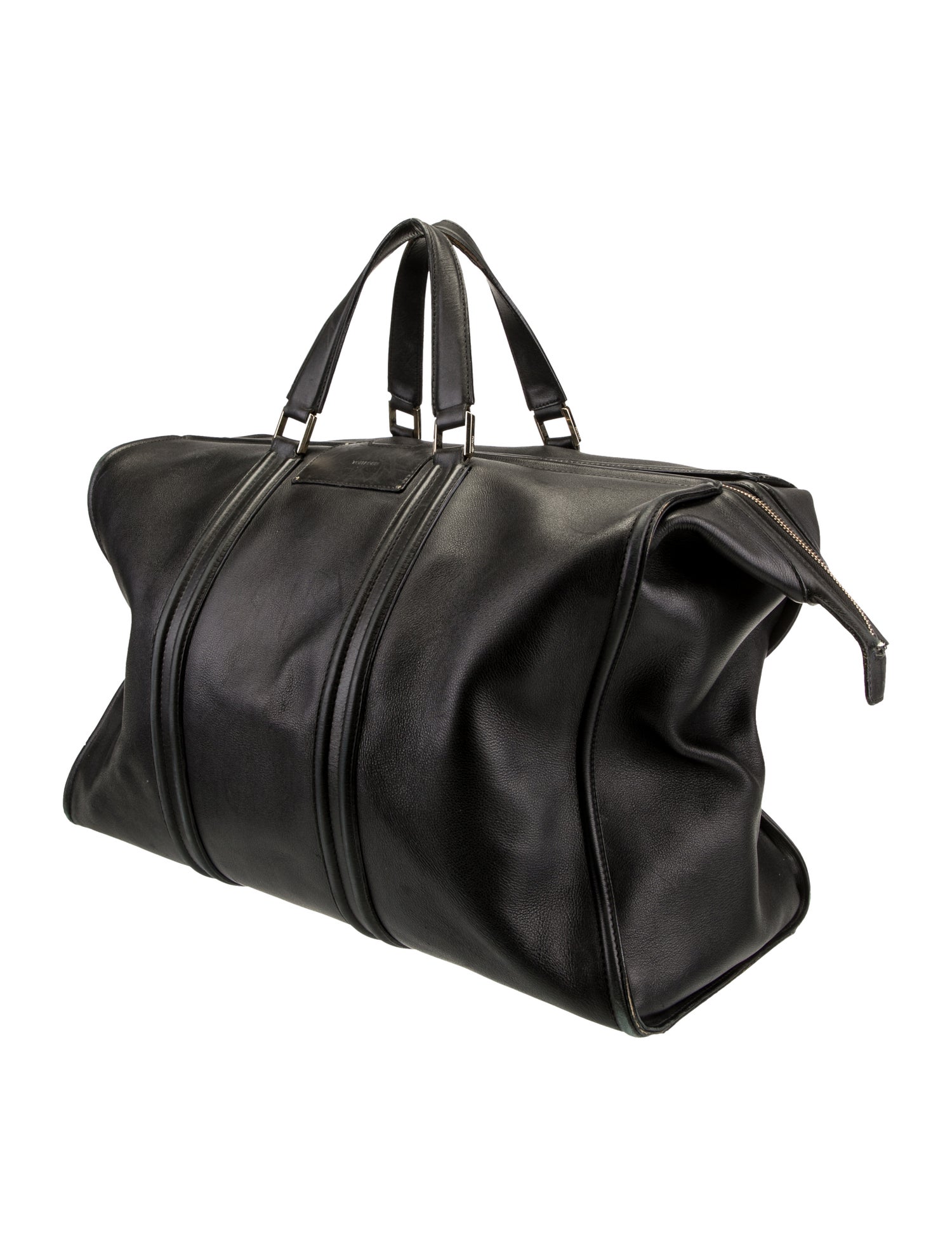 Tom Ford Leather Weekender Bag - Black Weekenders, Bags - TOM167455 ...