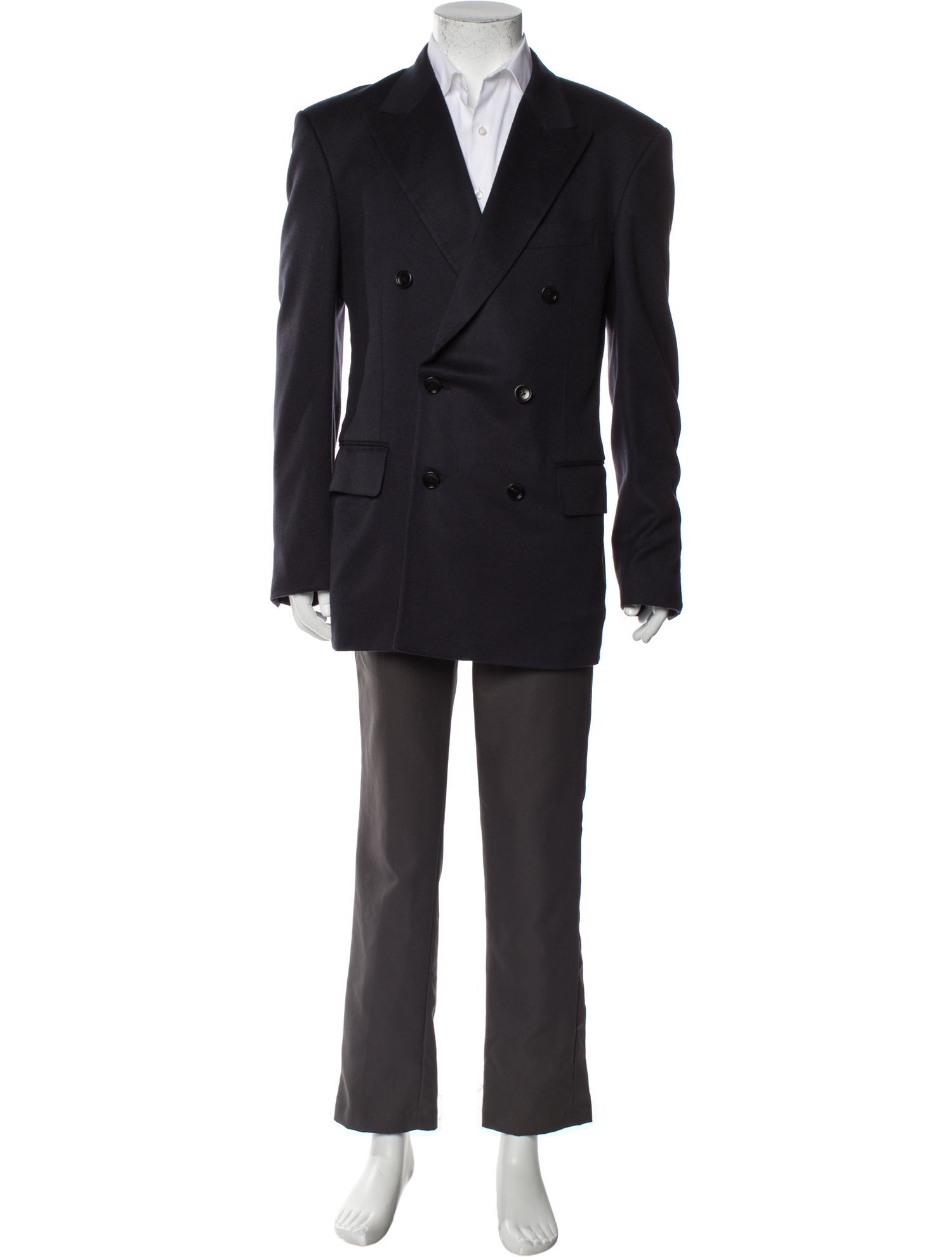 Tom Ford Cashmere Overcoat - Grey Outerwear, Clothing - TOM170137 | The ...