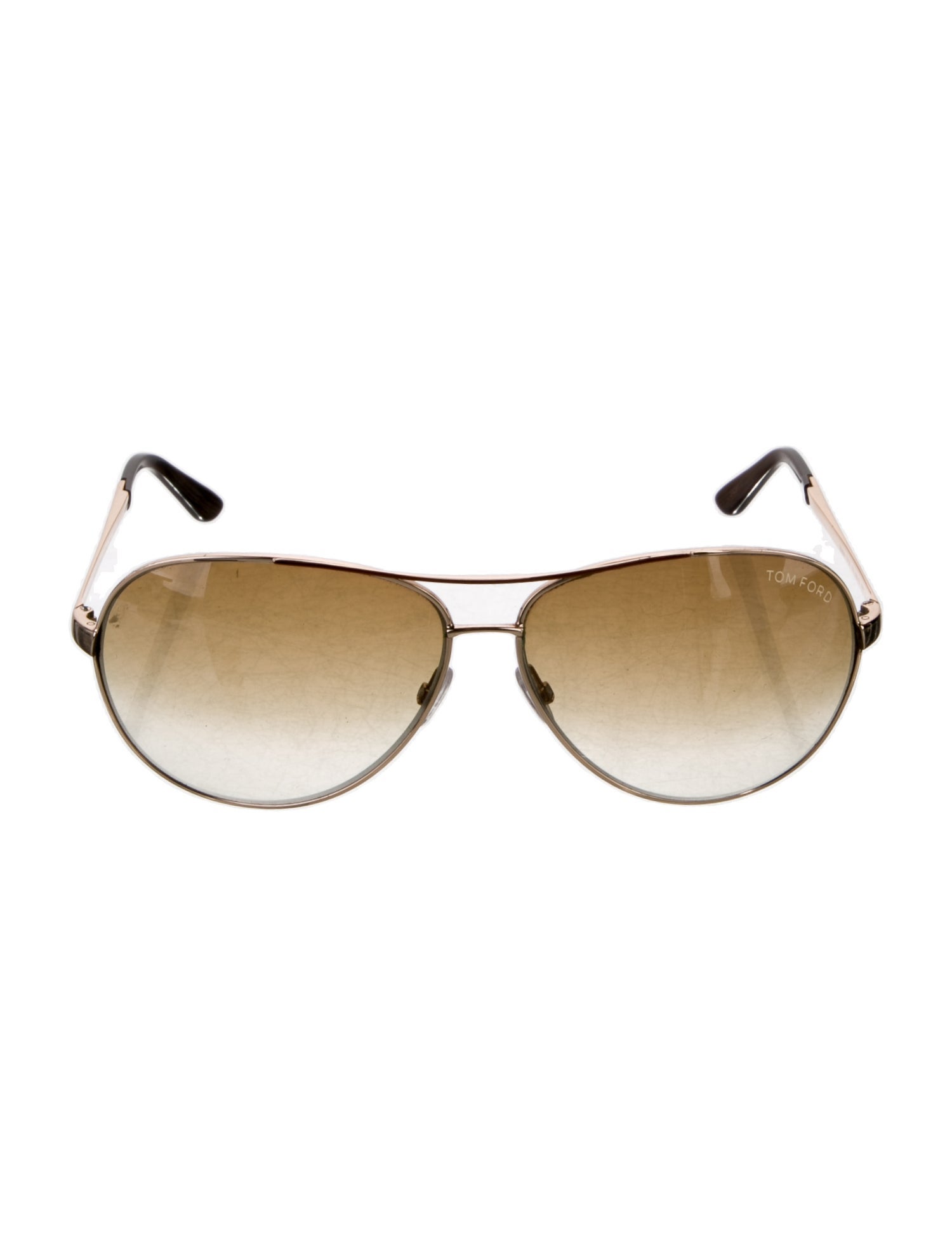 Tom Ford 434982 Aviator Sunglasses - Gold Sunglasses, Accessories ...