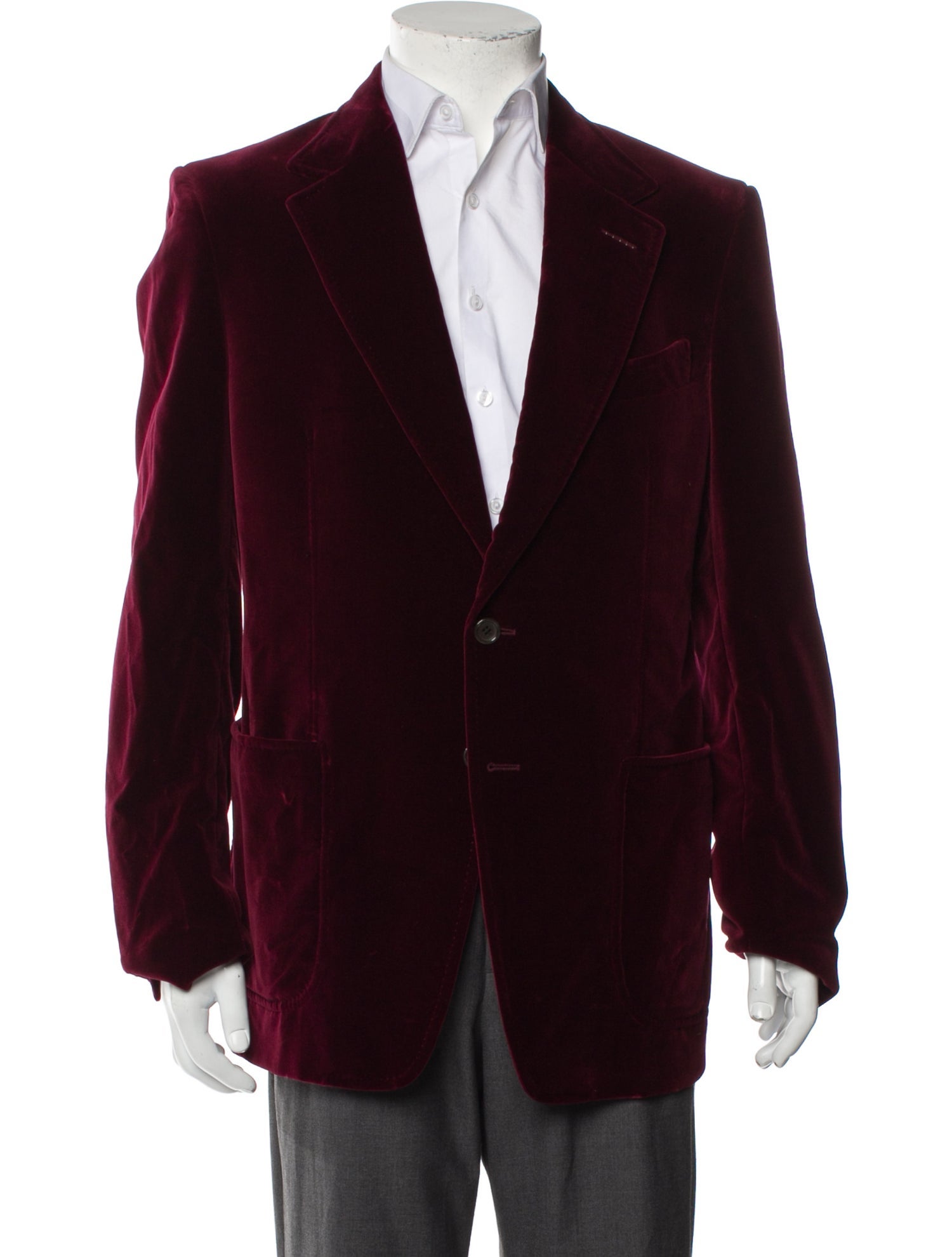 Tom Ford Blazer - Red Suiting, Clothing - TOM172482 | The RealReal