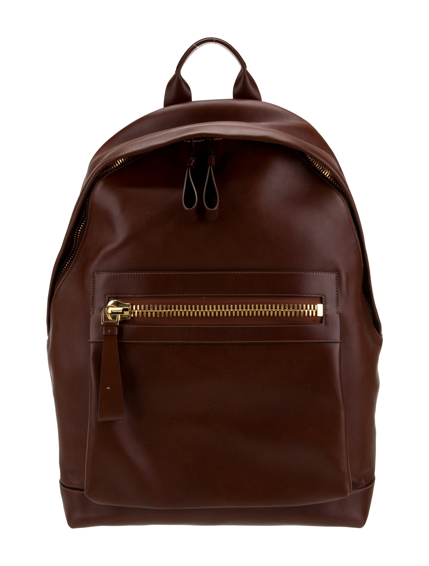 Tom Ford Leather Backpack - Brown Backpacks, Handbags - TOM174681 | The ...