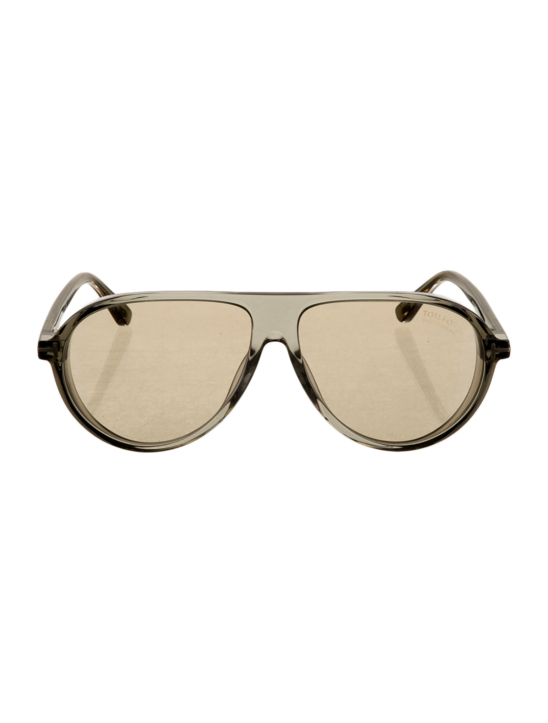 Tom Ford Aviator Tinted Sunglasses - Clear Sunglasses, Accessories ...