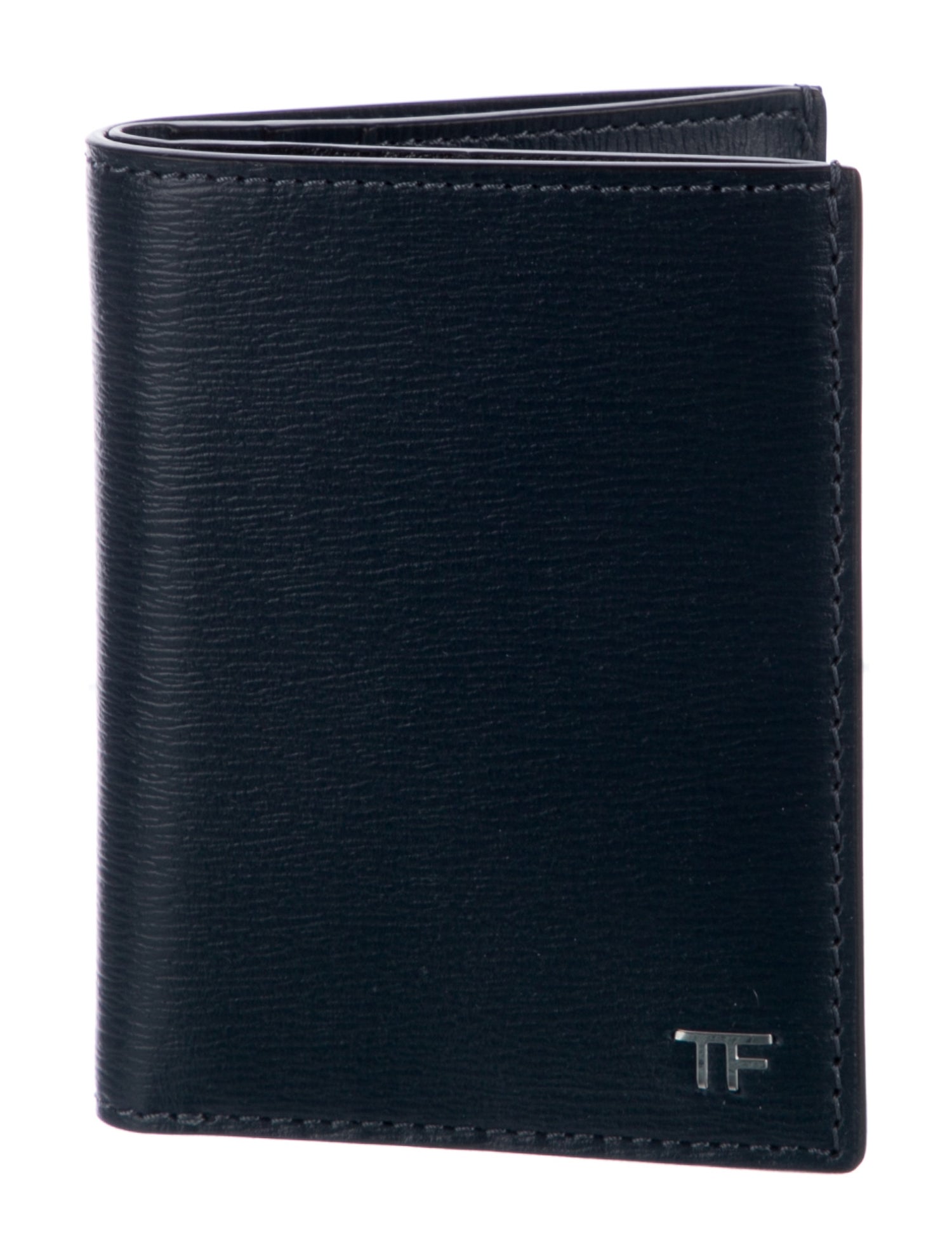 Tom Ford Leather Bifold Wallet w/ Tags - Blue Wallets, Accessories ...