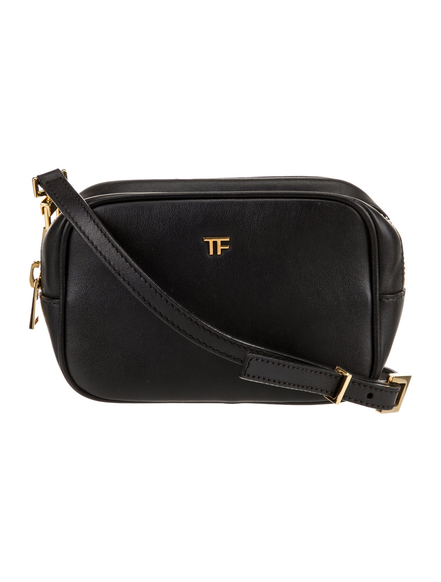 Tom Ford Leather Crossbody Bag - Black Crossbody Bags, Handbags ...