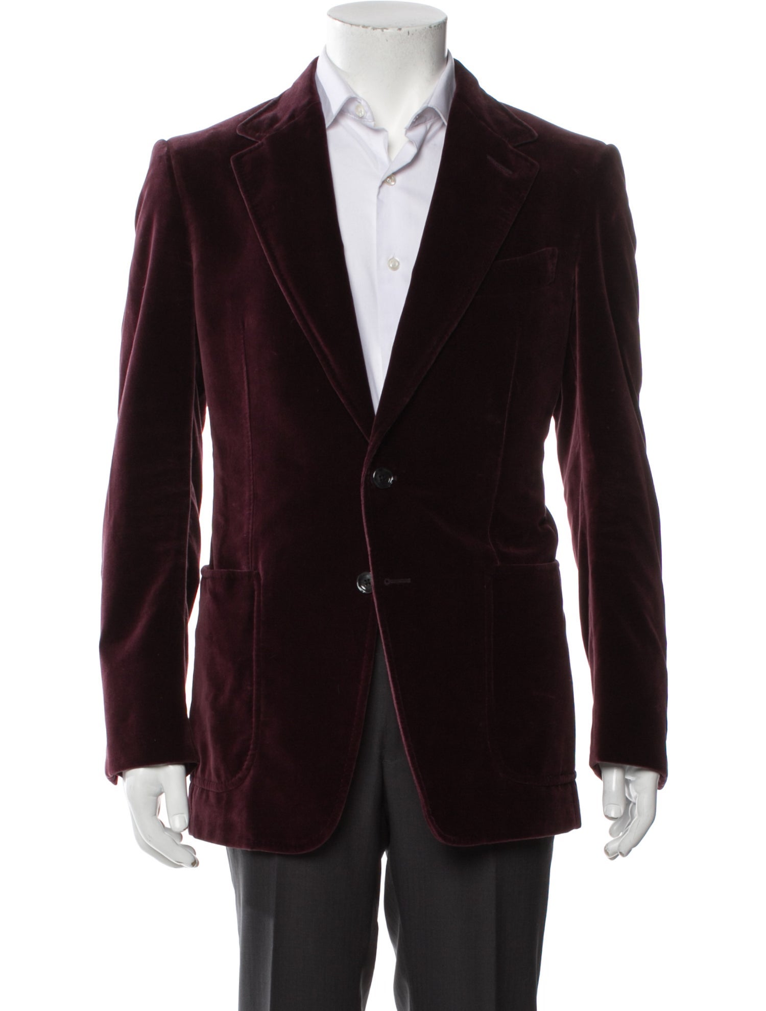 Tom Ford Blazer - Purple Suiting, Clothing - TOM176535 | The RealReal