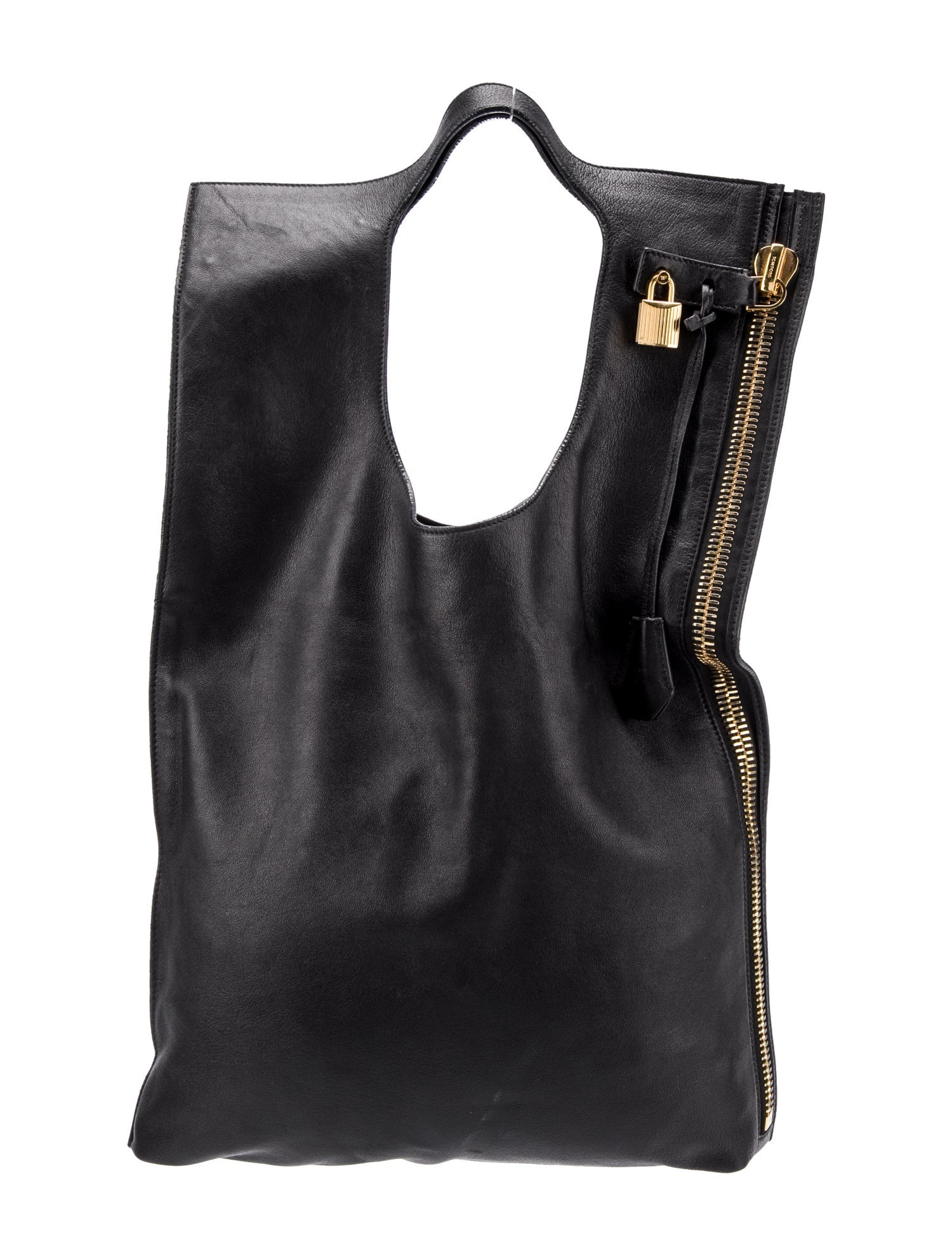 Tom Ford Leather Shoulder Bag - Black Shoulder Bags, Handbags ...