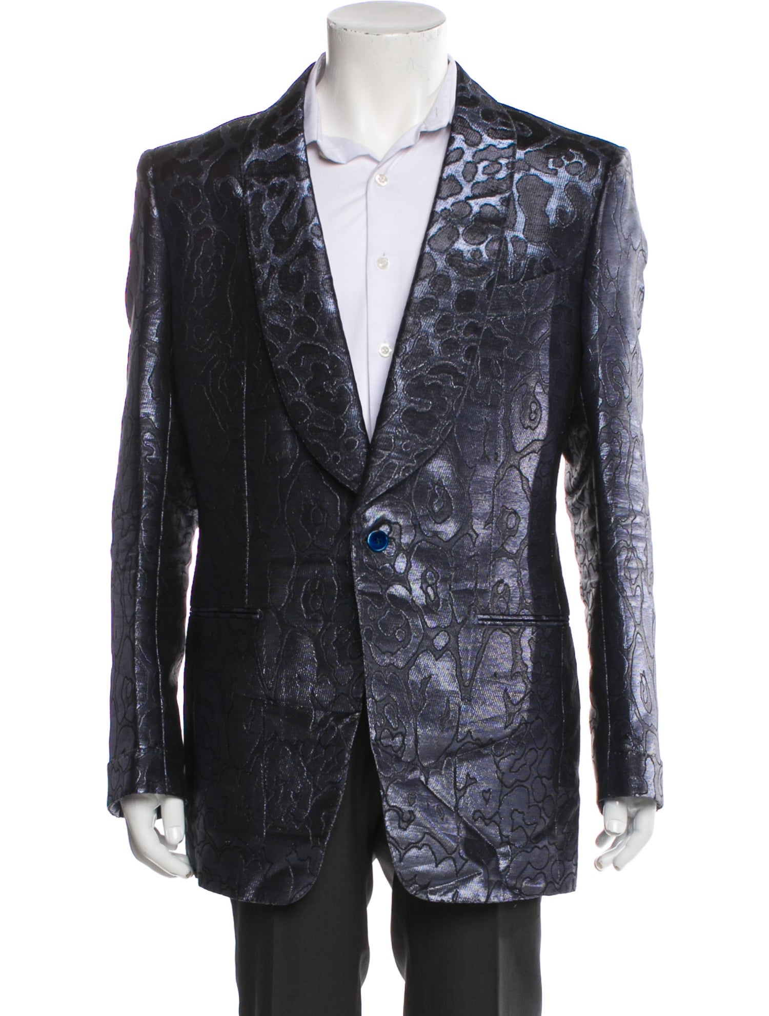 Tom Ford Blazer - Blue Suiting, Clothing - TOM183109 | The RealReal