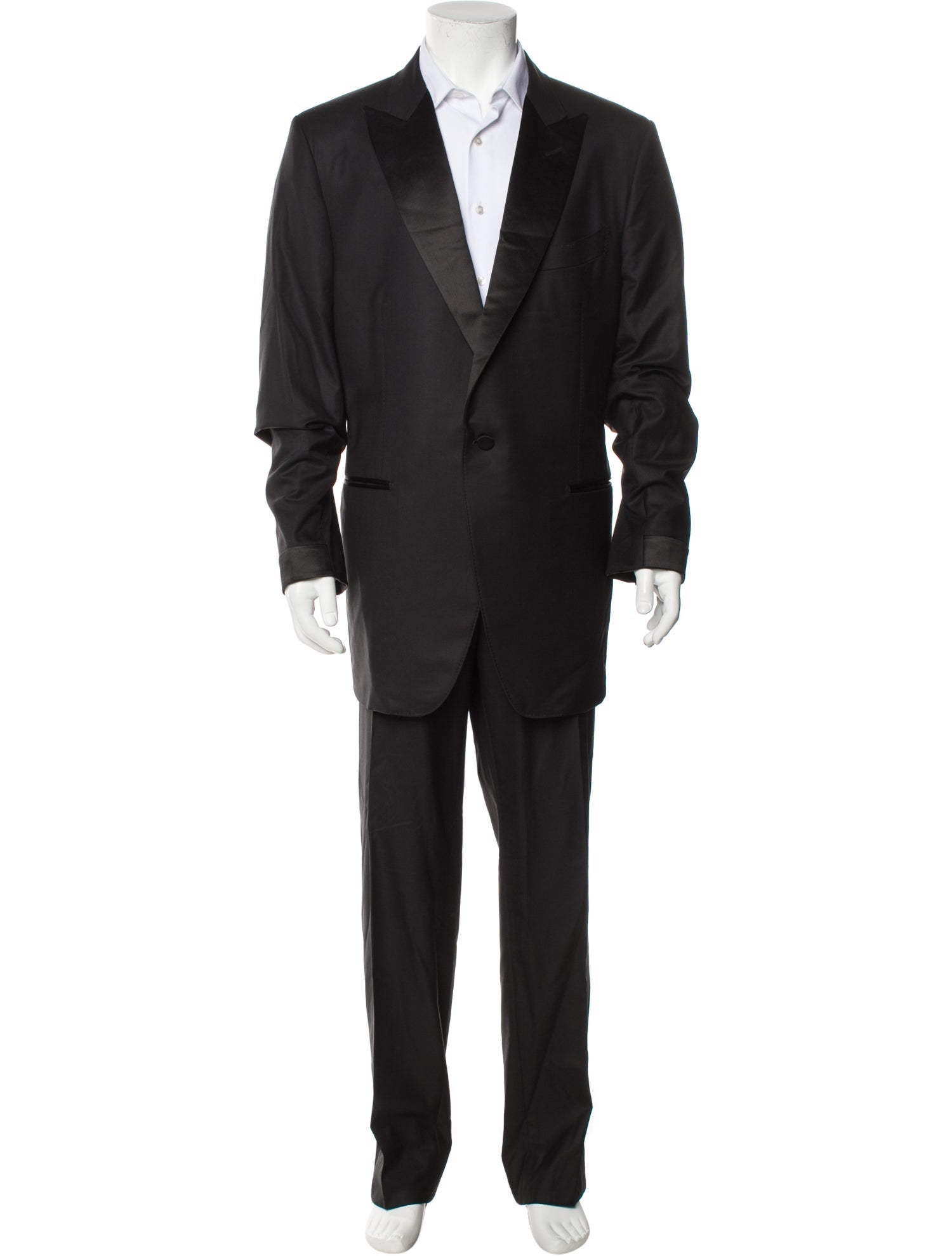 Tom Ford Wool Two-Piece Suit - Black, 11" Rise Suiting, Clothing - TOM183404 | The RealReal