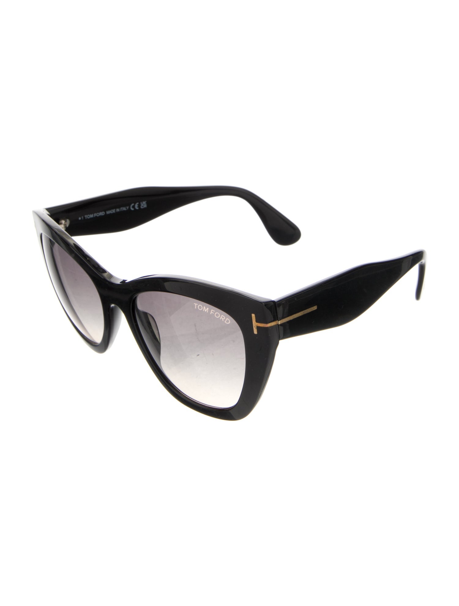 Chanel Interlocking CC Logo Cat-Eye Sunglasses - Burgundy Sunglasses ...