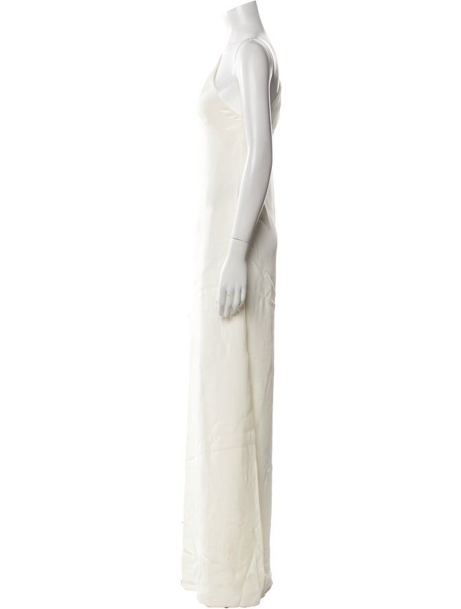 Tom Ford Silk Long Dress - Neutrals Dresses, Clothing - TOM196540 | The ...