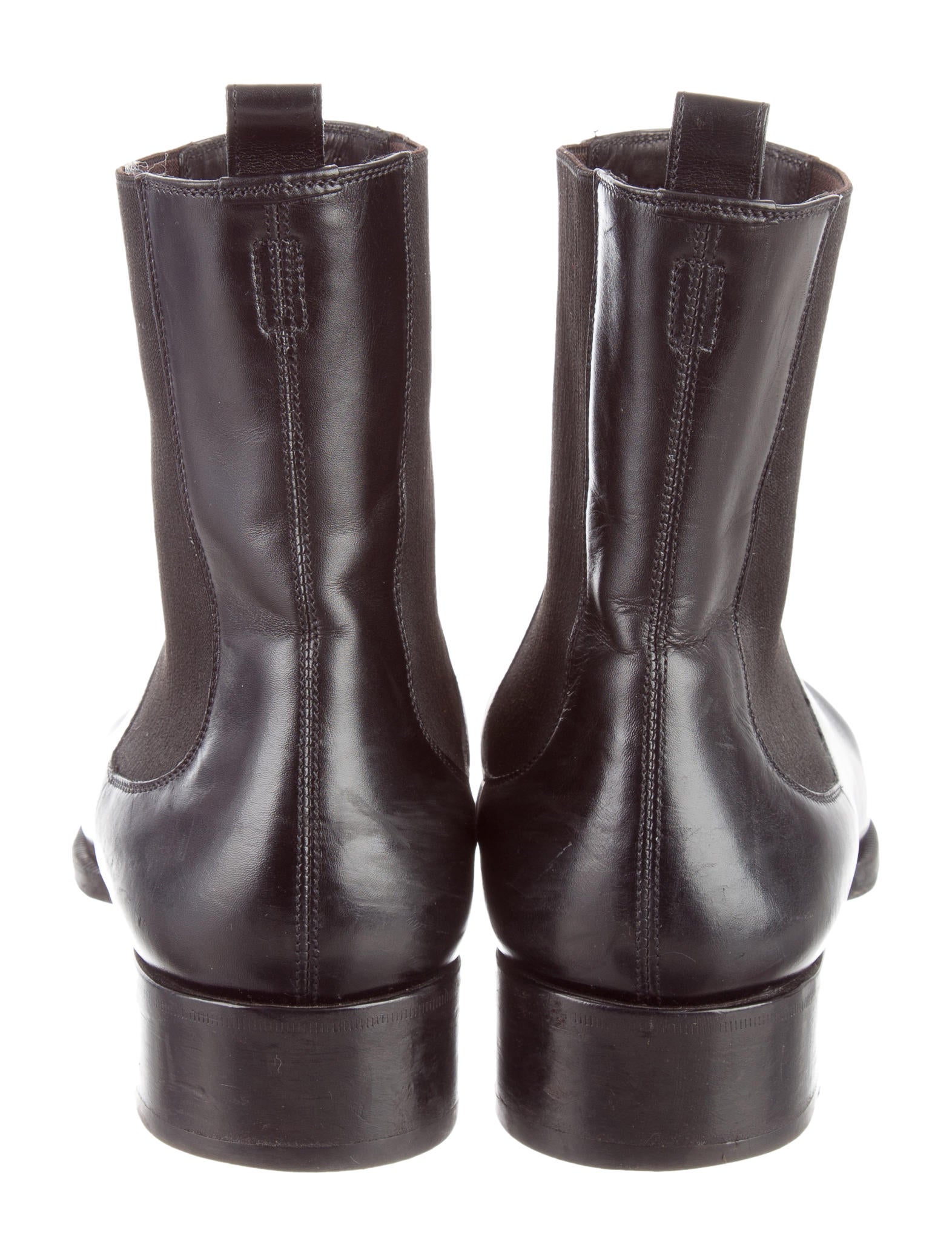Tom Ford Leather Chelsea Boots - Shoes - TOM34192 | The RealReal
