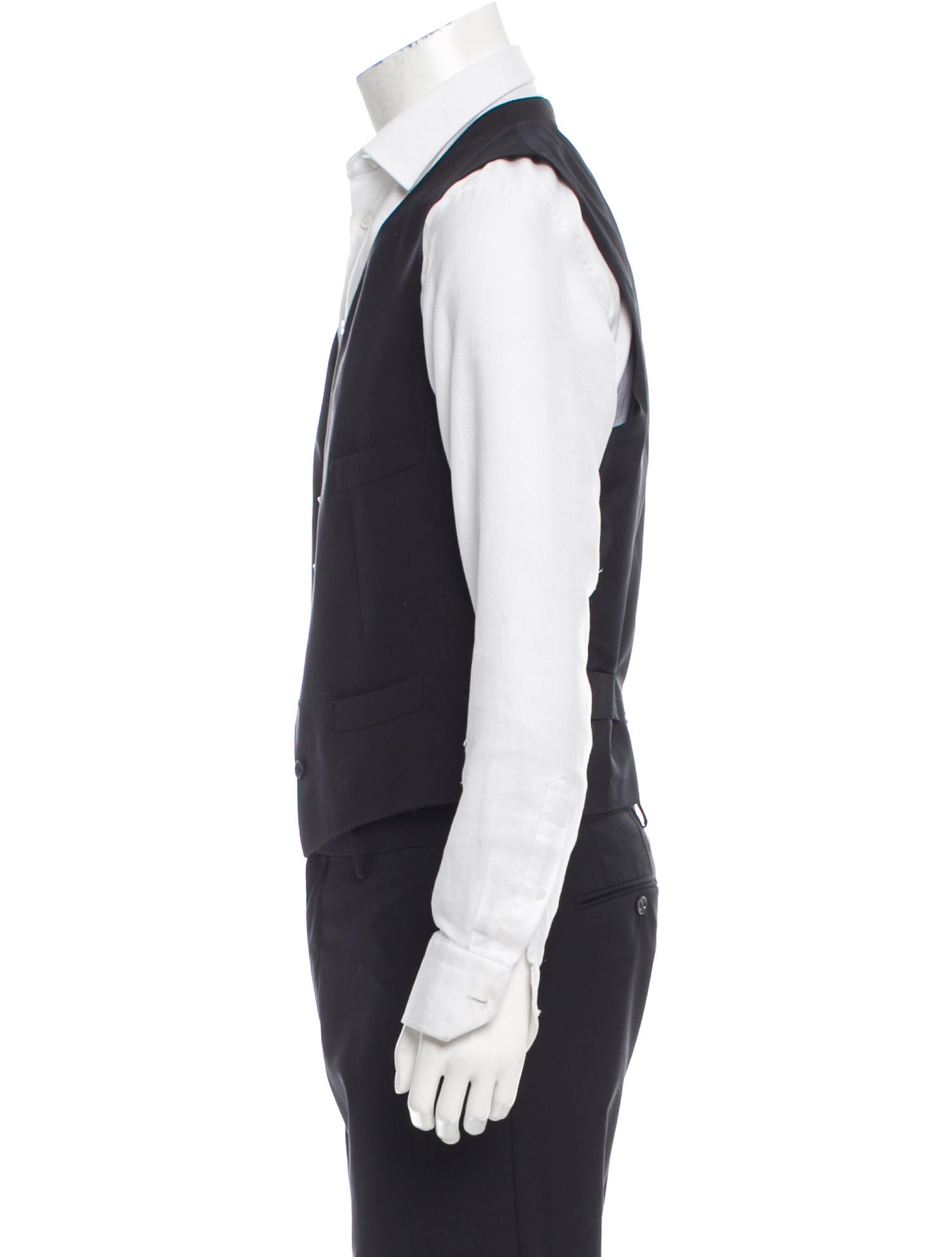 Tom Ford Wool Suit Vest - Blue Suiting, Clothing - TOM36598 | The RealReal