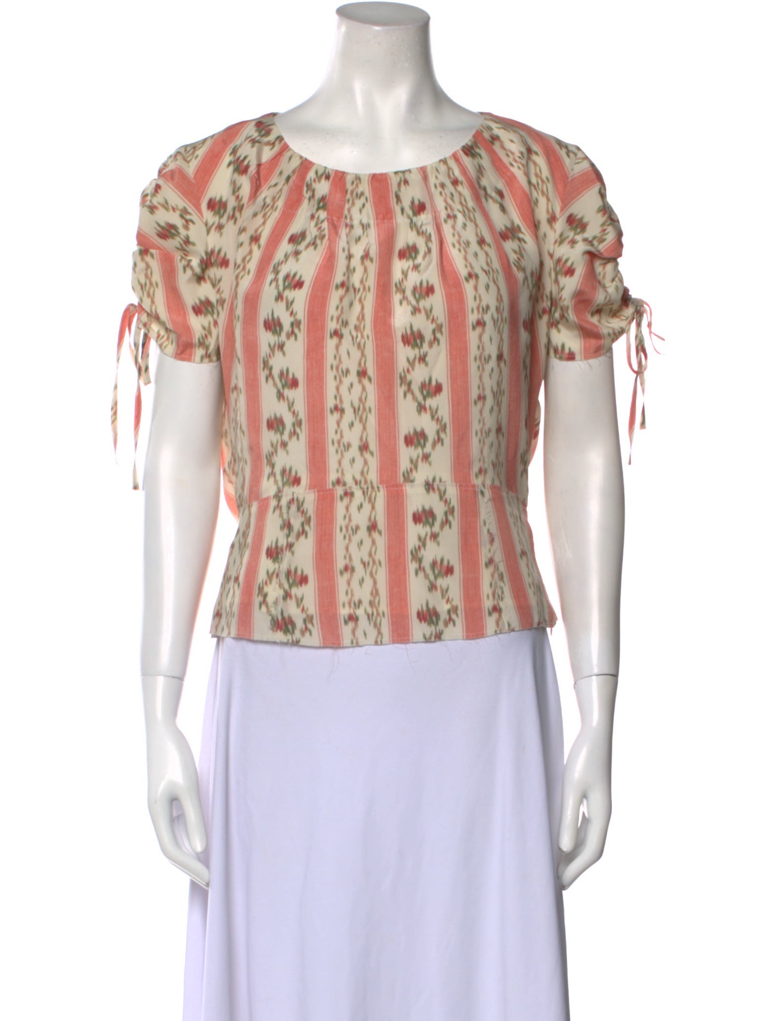 Brock Collection Silk Printed Blouse - Neutrals Tops, Clothing ...