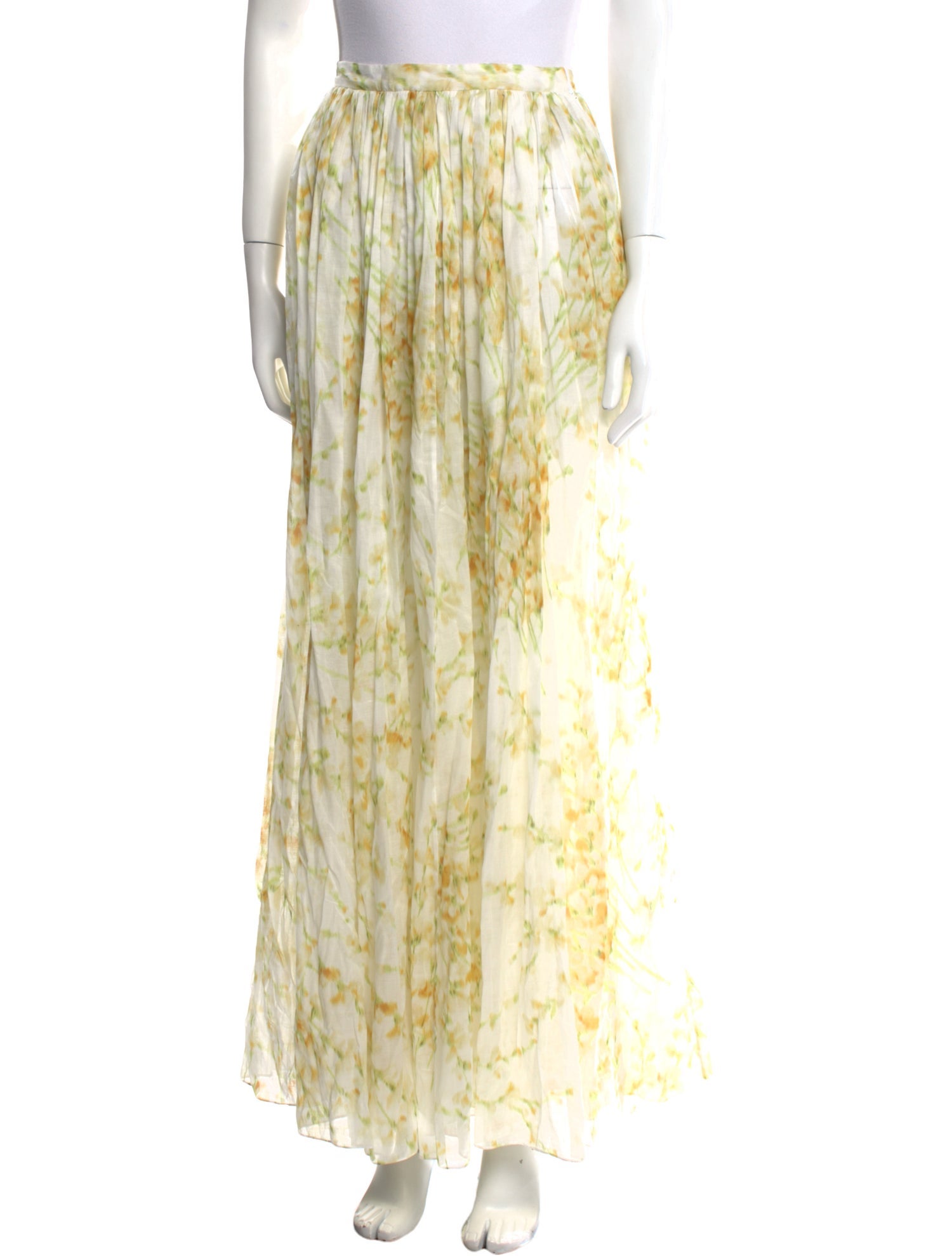 Brock Collection Floral Print Long Skirt w/ Tags - Neutrals Skirts ...