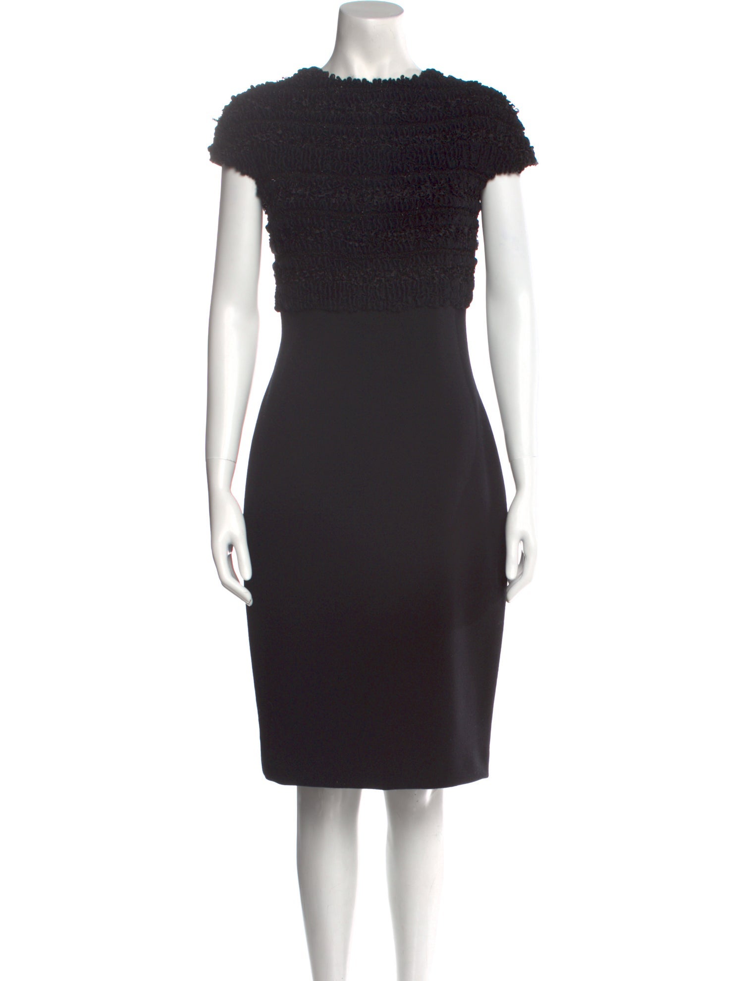 Amelia Toro Crew Neck Knee-Length Dress - Black Dresses, Clothing ...