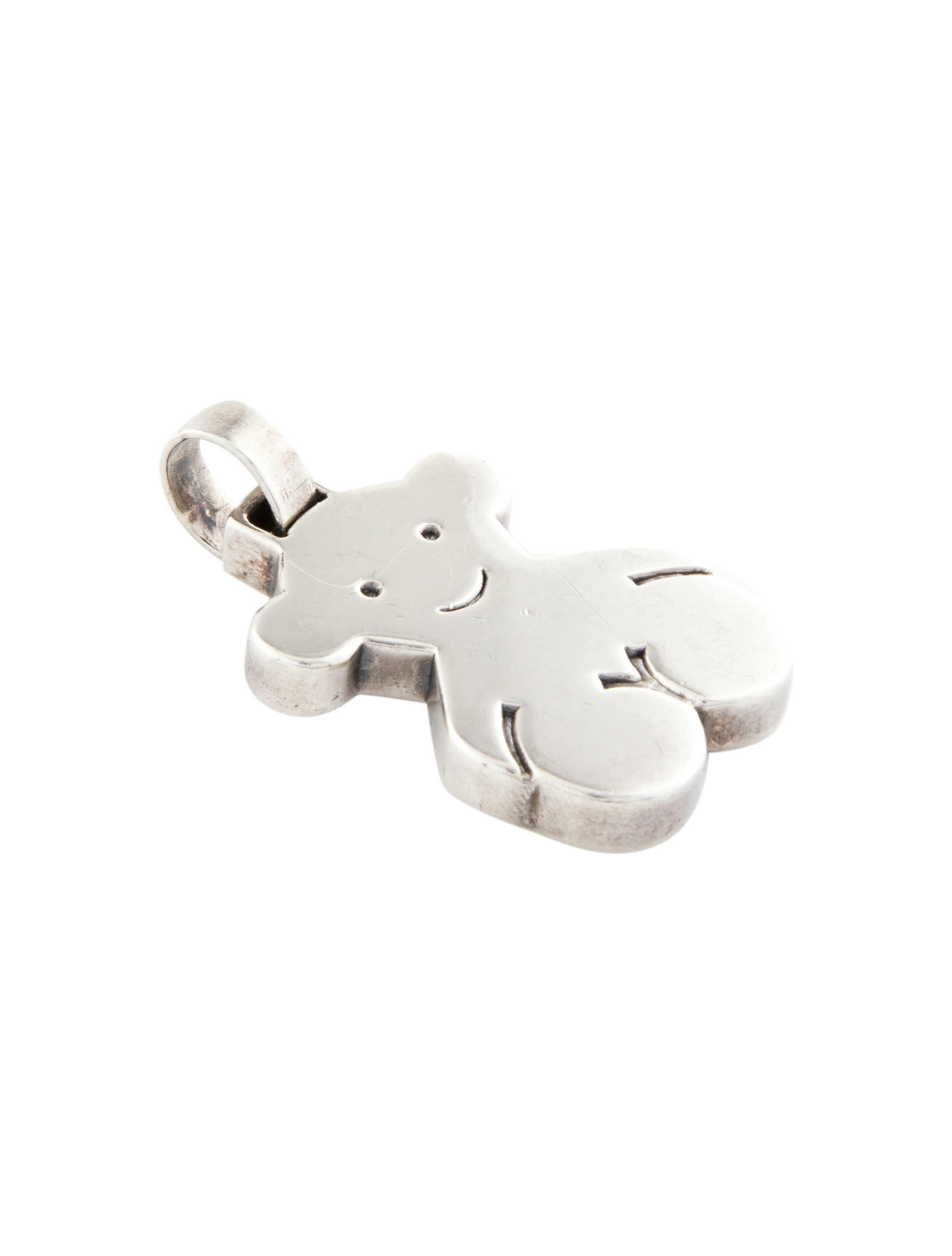 Tous Bear Pendant - Sterling Silver Pendant Necklace, Necklaces ...