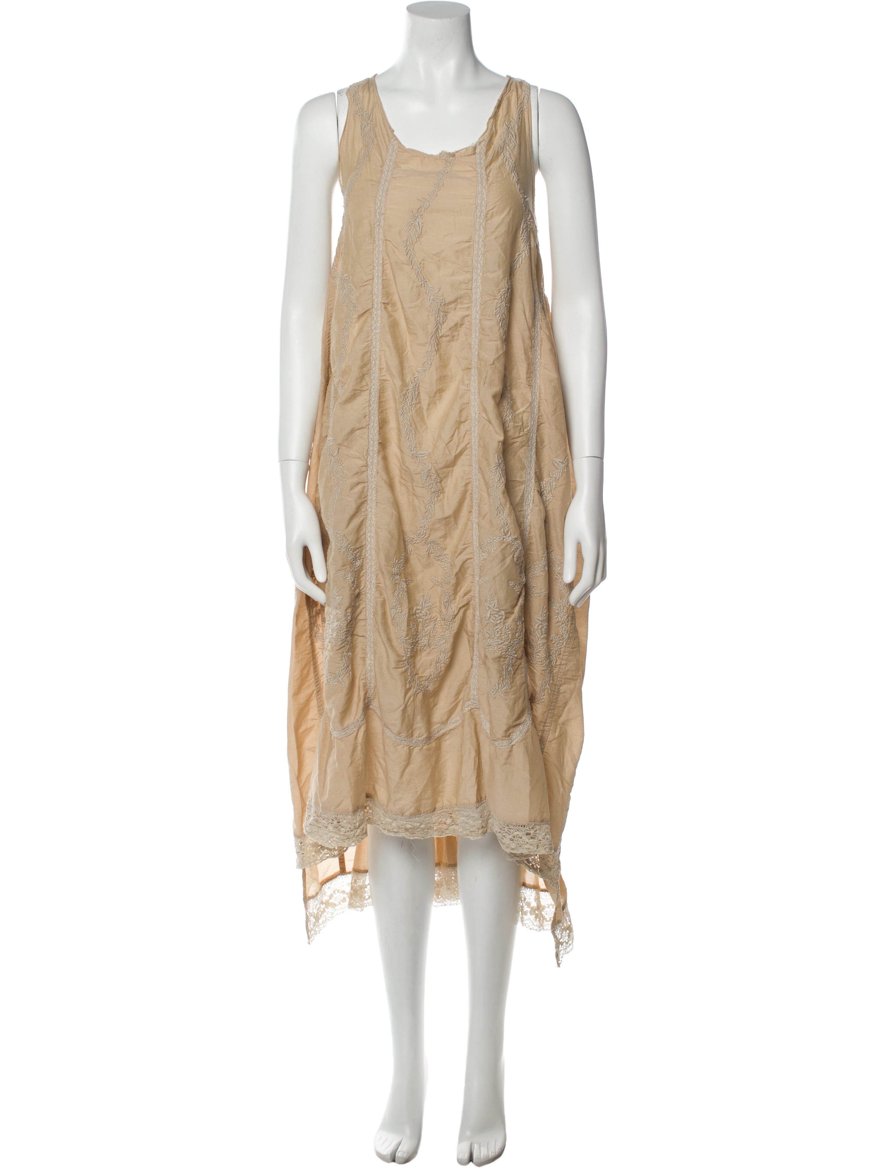 Magnolia Pearl Silk Long Dress - Neutrals Dresses, Clothing ...