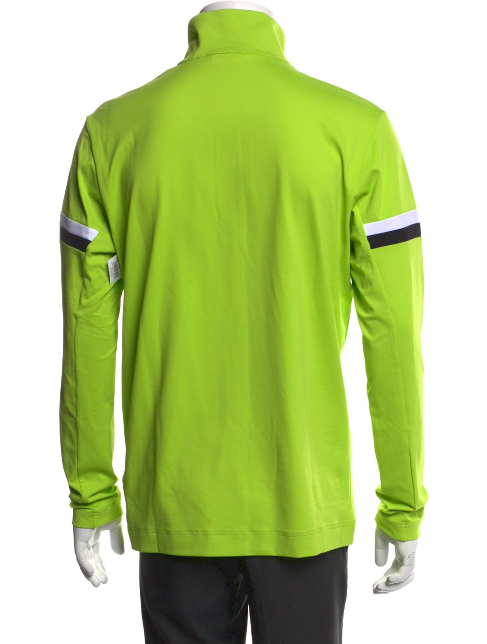 Toni Sailer Colorblock Pattern Mock Neck Polo Shirt w/ Tags - Green ...