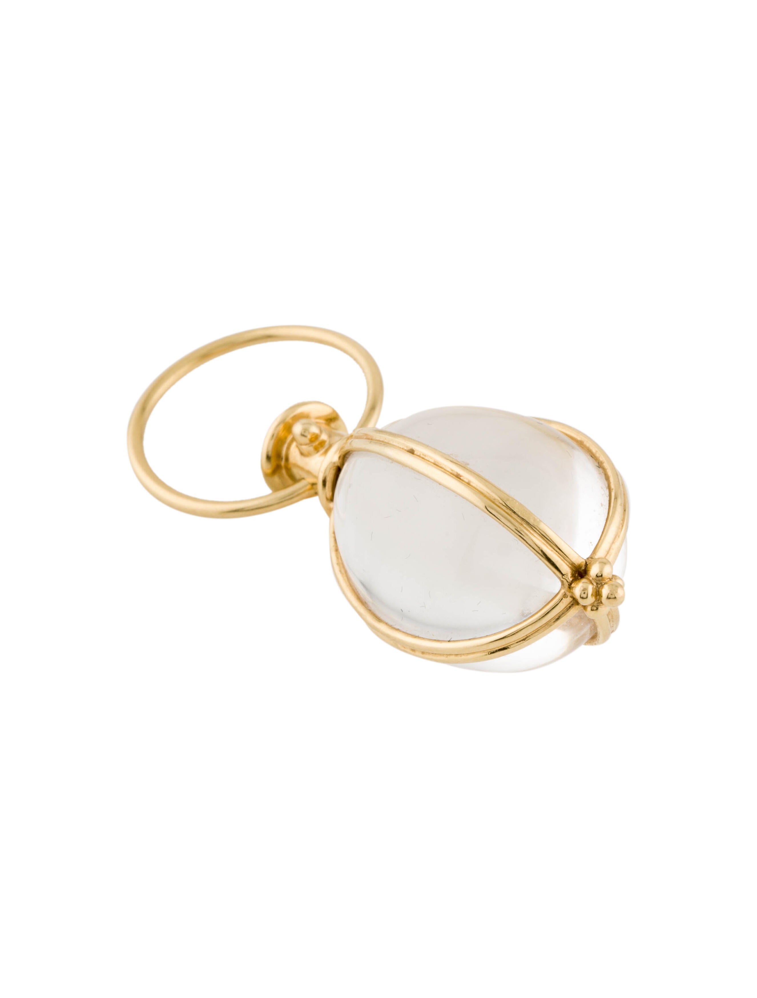 Temple St. Clair 18K Rock Crystal Classic Amulet Pendant - Pendant ...