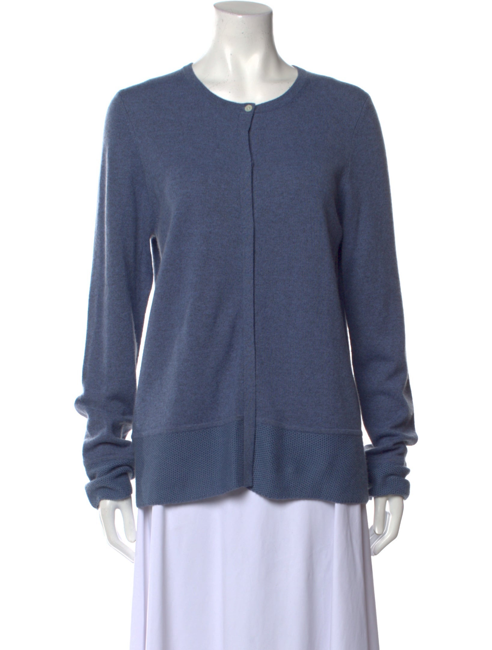 TSE Cashmere Cashmere Scoop Neck Sweater - Blue Knitwear, Clothing ...