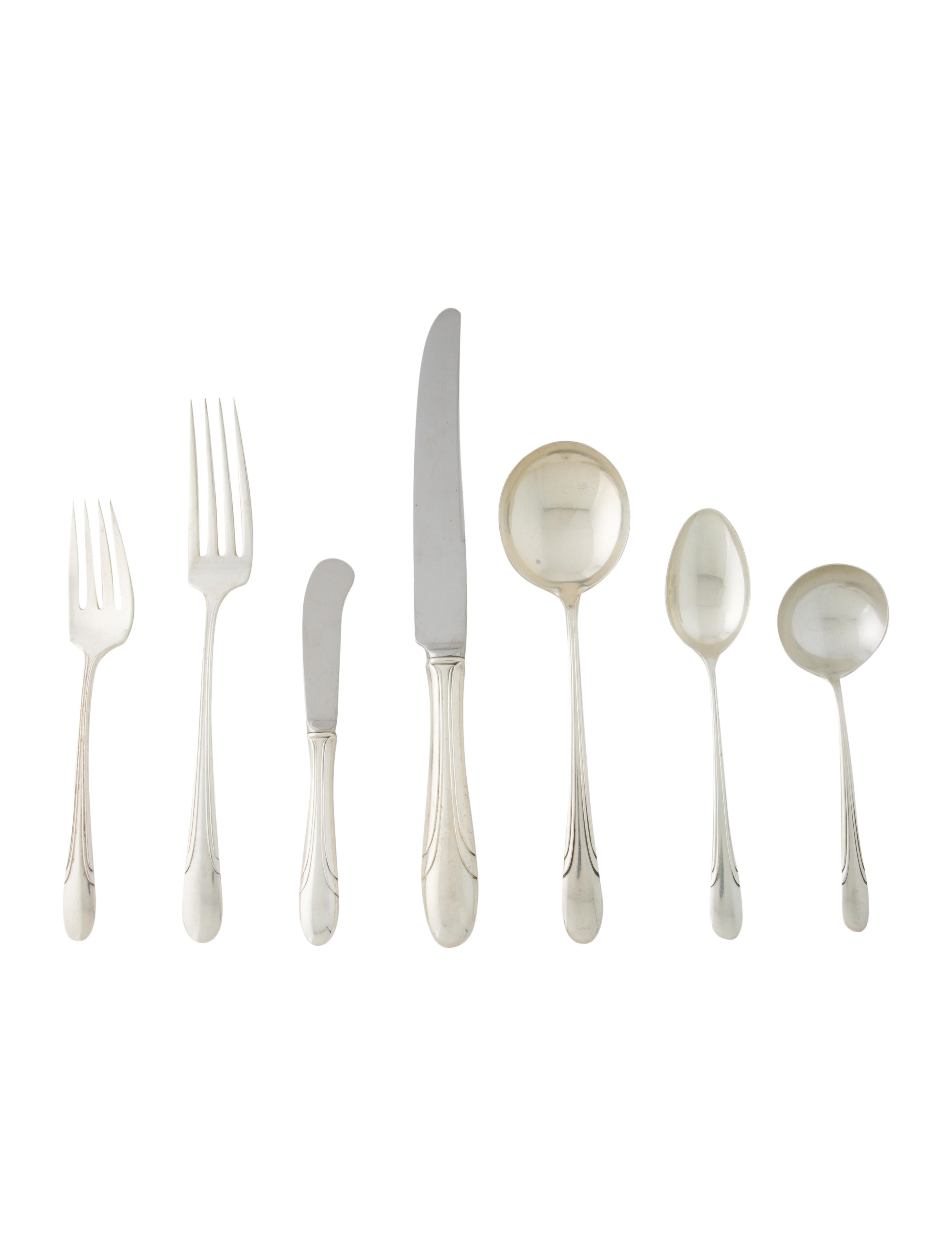 Towle Silversmiths 101-Piece Sterling Silver Flatware Set - Dinnerware ...