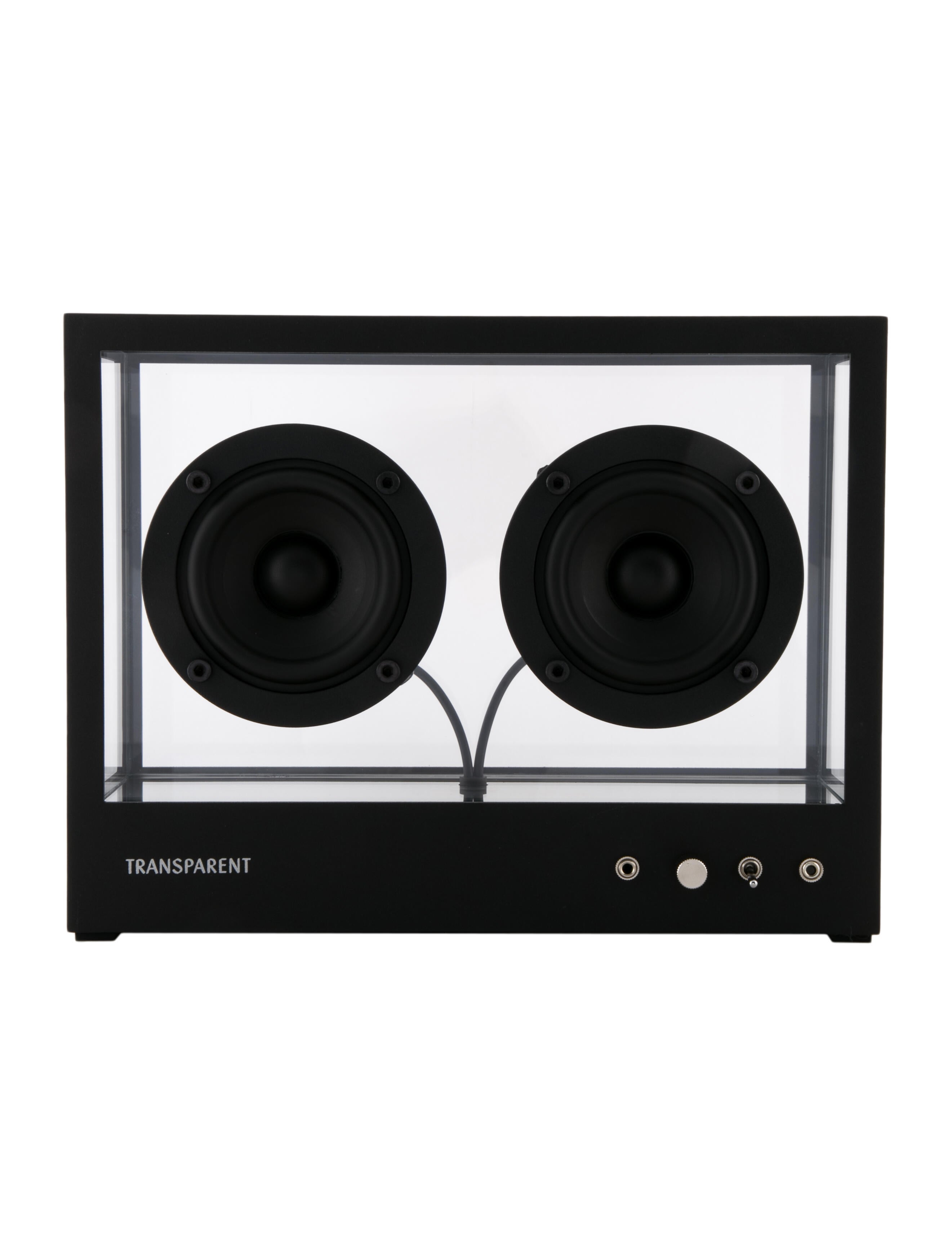 Transparent Speakers Small Transparent Speaker - Black Home Audio ...