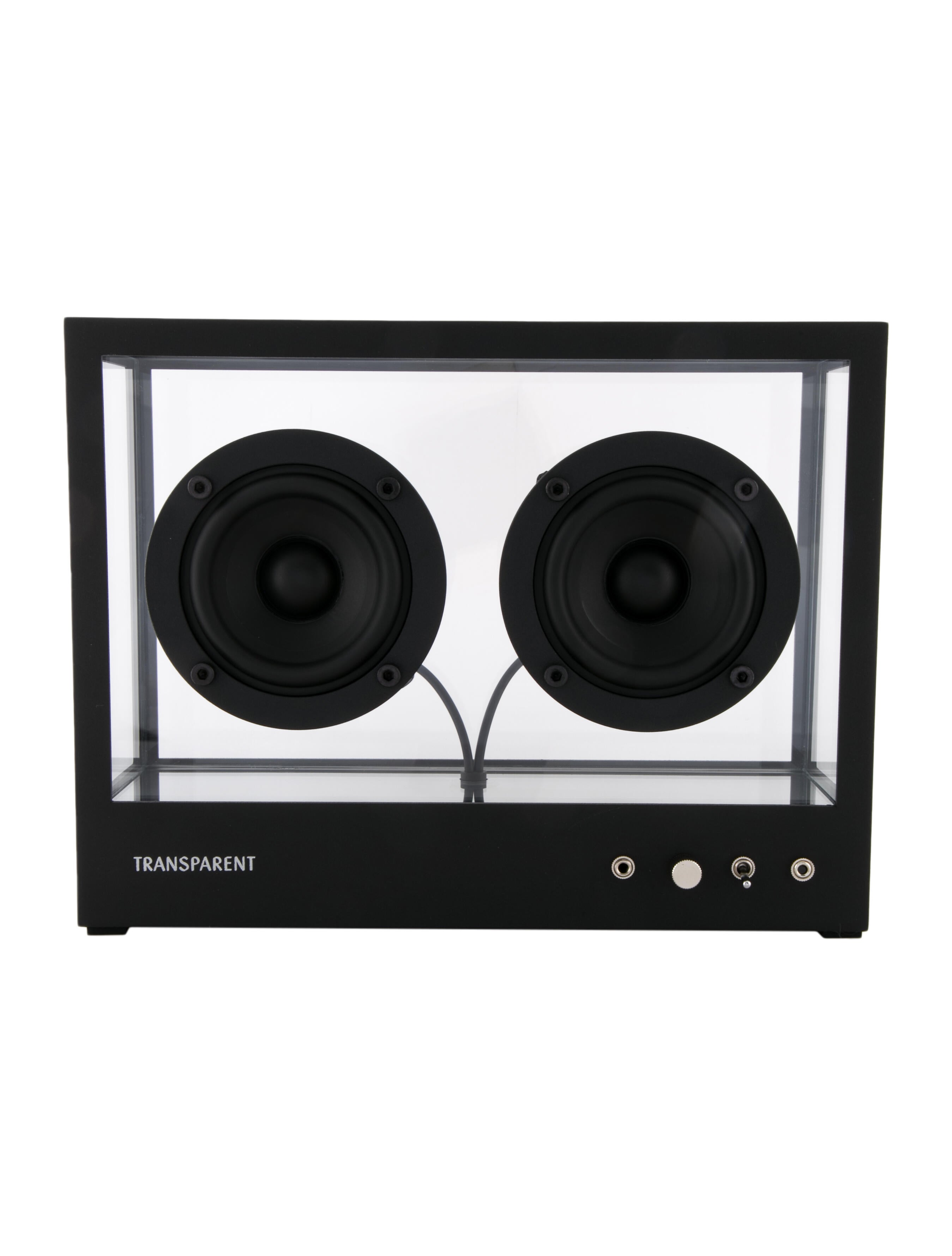 Transparent Speakers Small Transparent Speaker - Black Home Audio ...